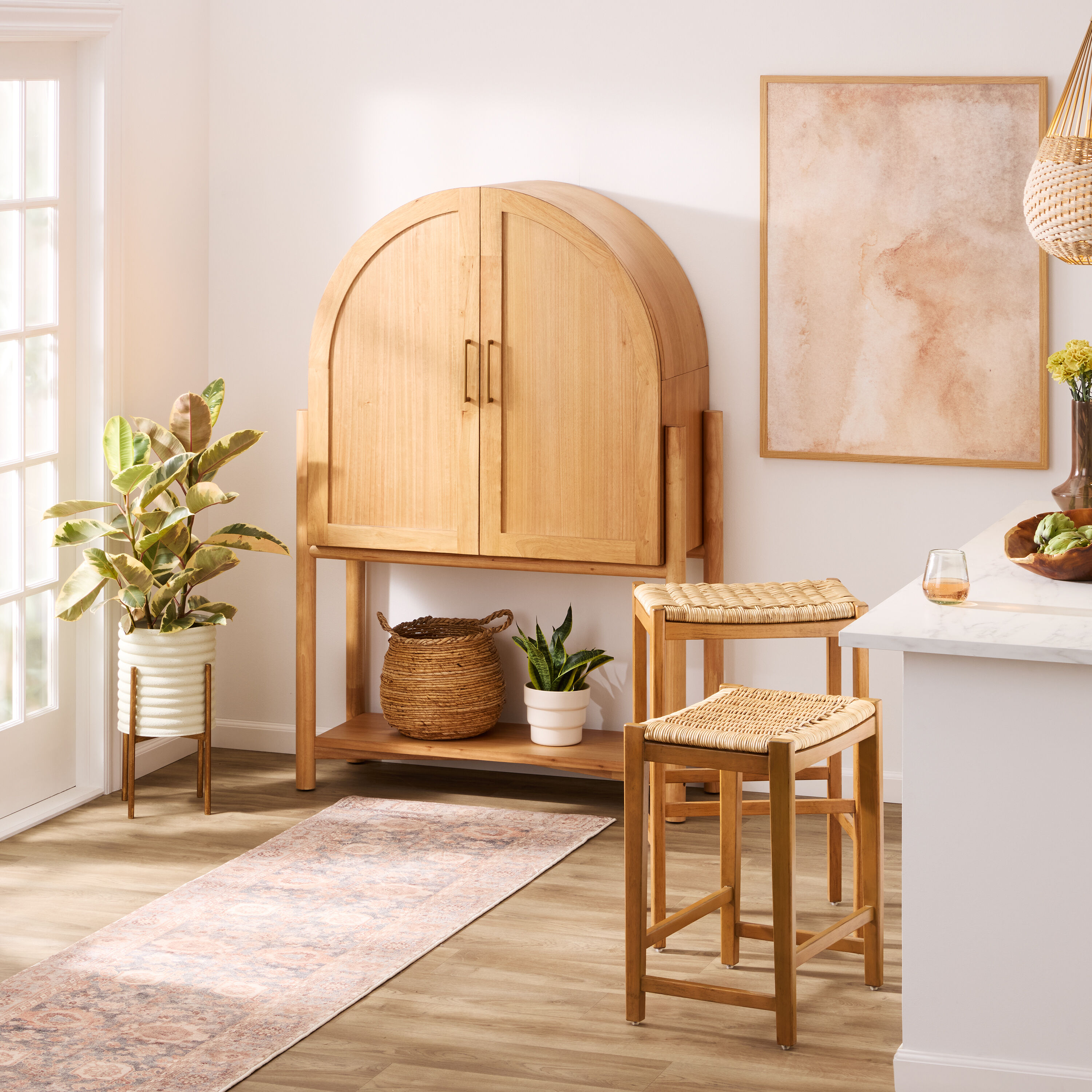 Freda Split Back Counter Stool - World Market