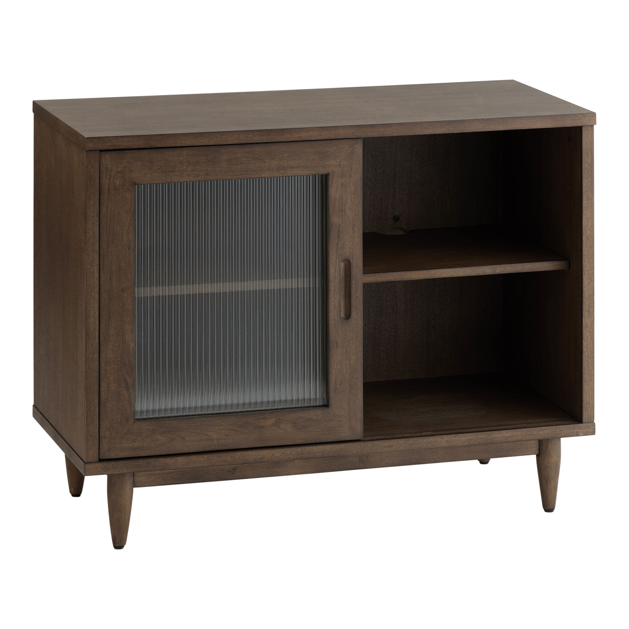 Low cabinet with glass doors store