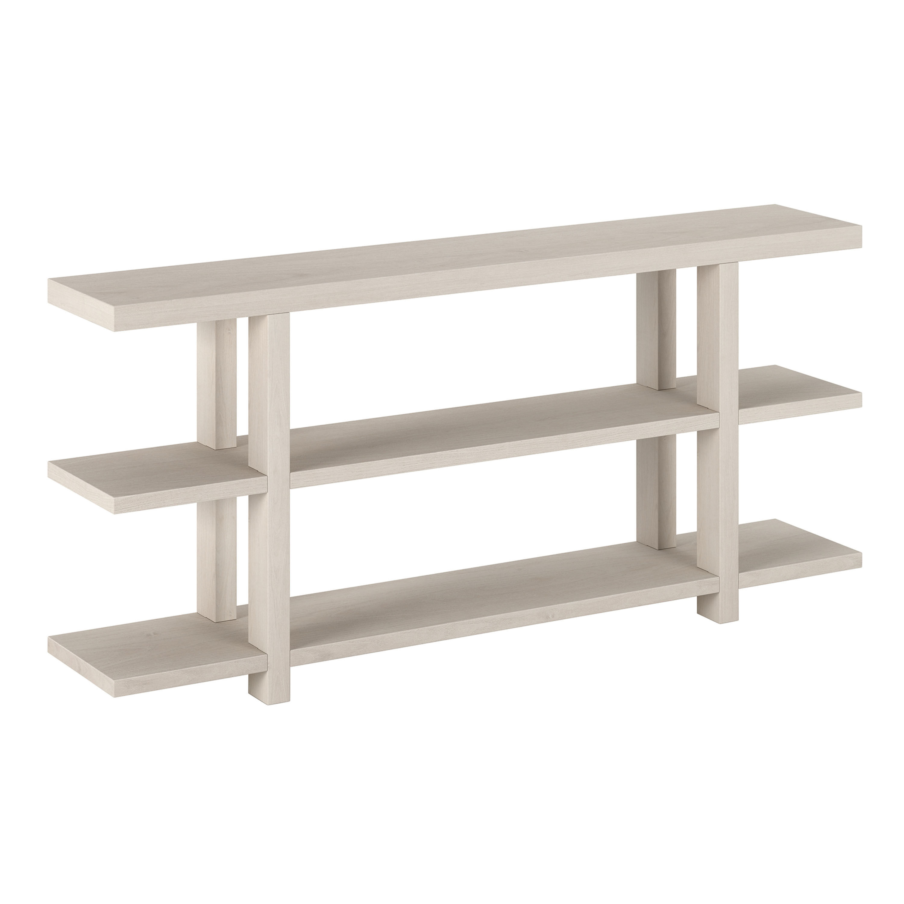 Elia Off White Console Table With Shelves World Market