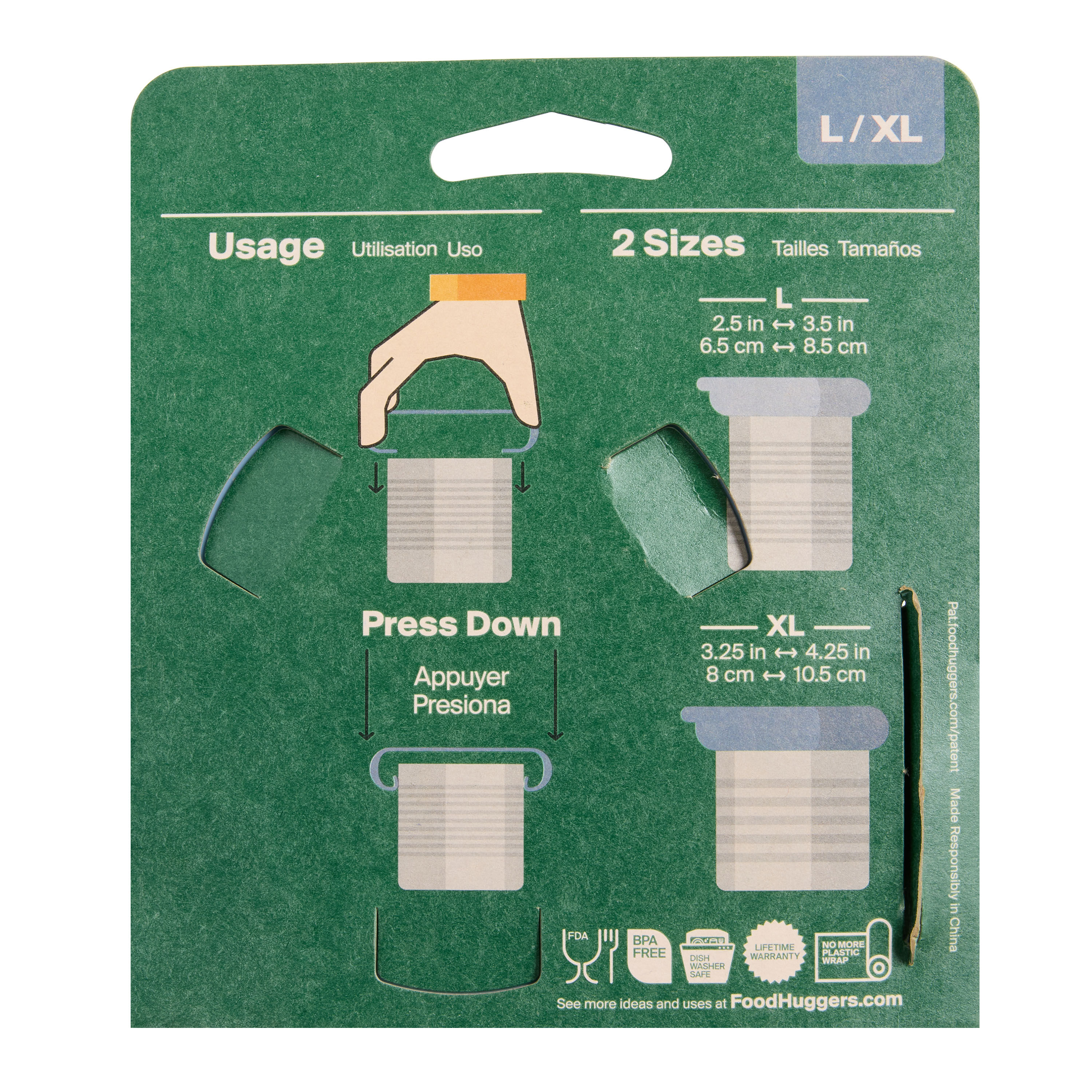 Food Huggers Silicone Reusable Can Huggers 2 Pack - World Market