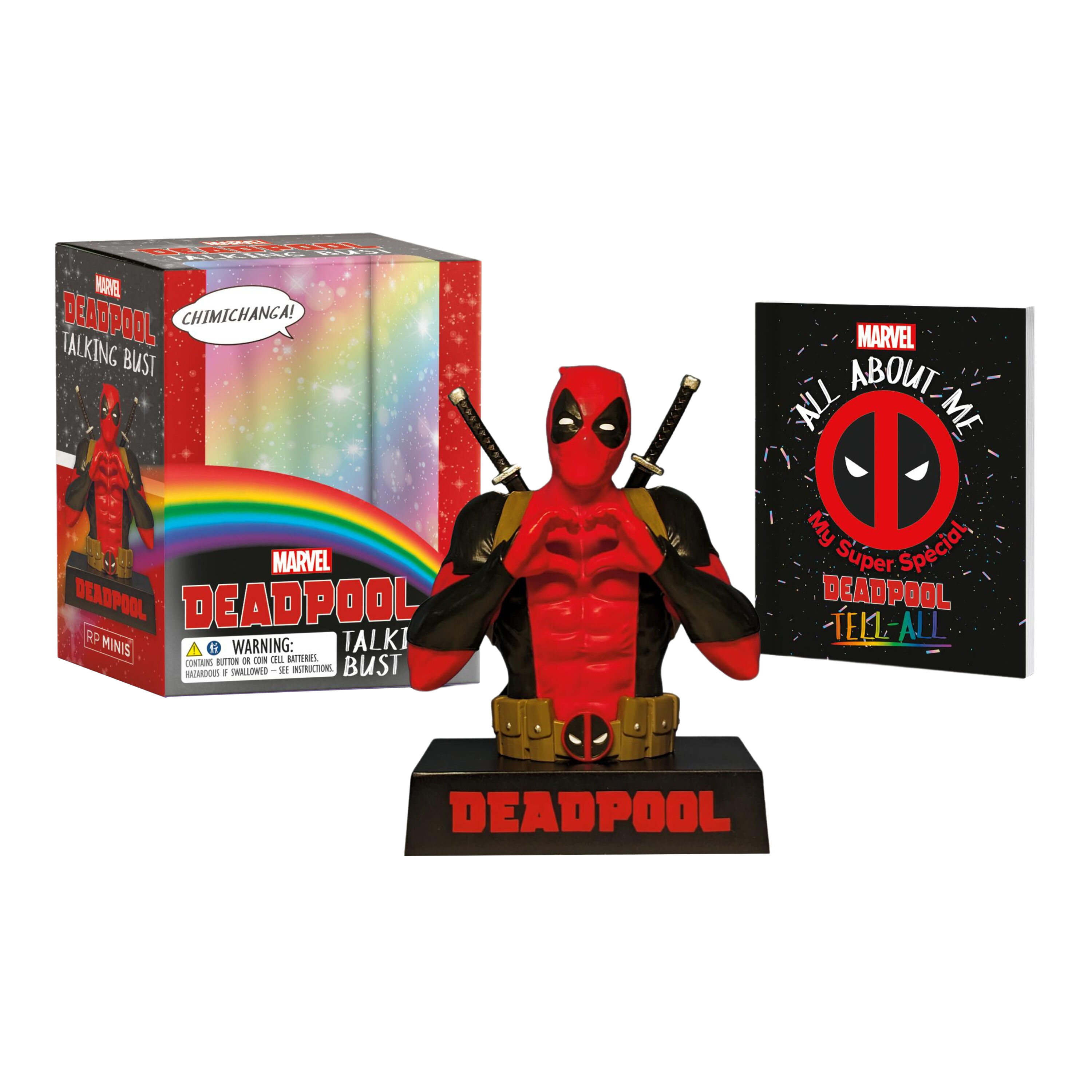 Marvel Deadpool Talking Bust Mini Kit - World Market