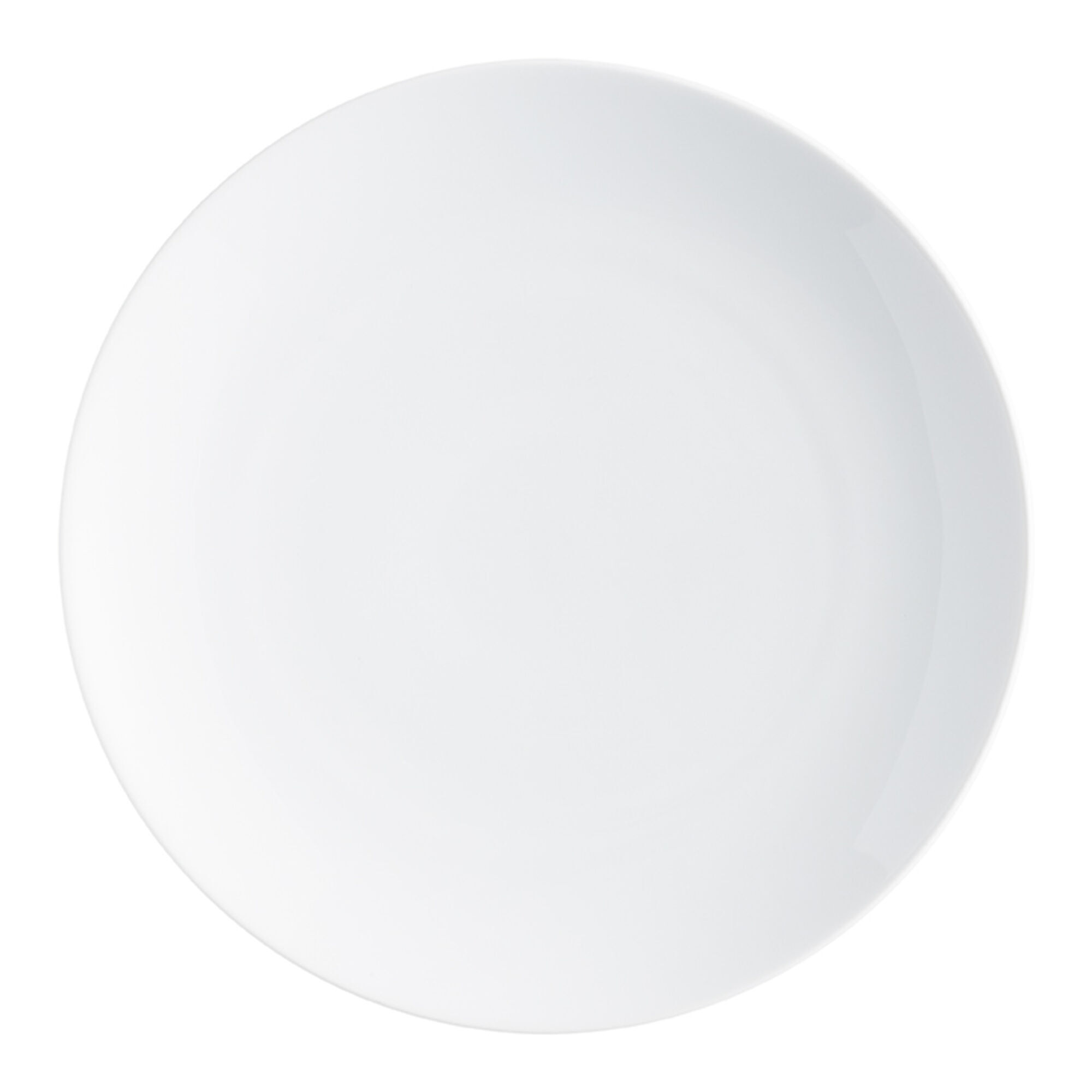 Coupe White Porcelain Dinner Plate - World Market