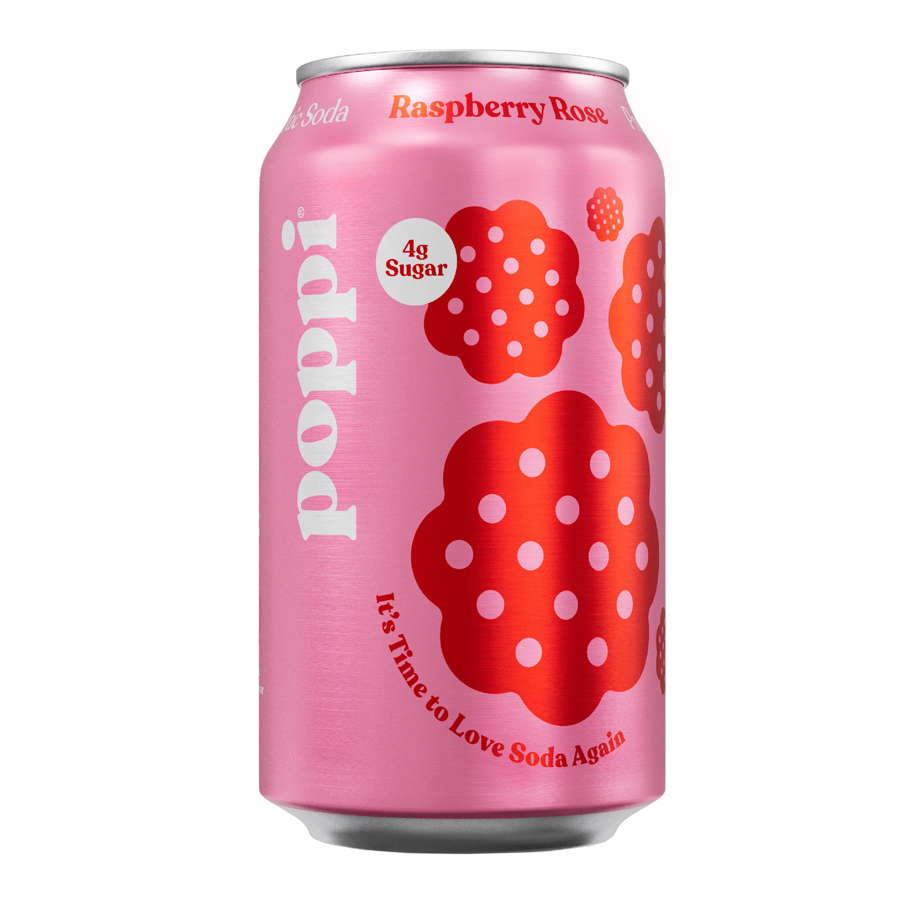 Poppi Raspberry Rose Prebiotic Soda - World Market