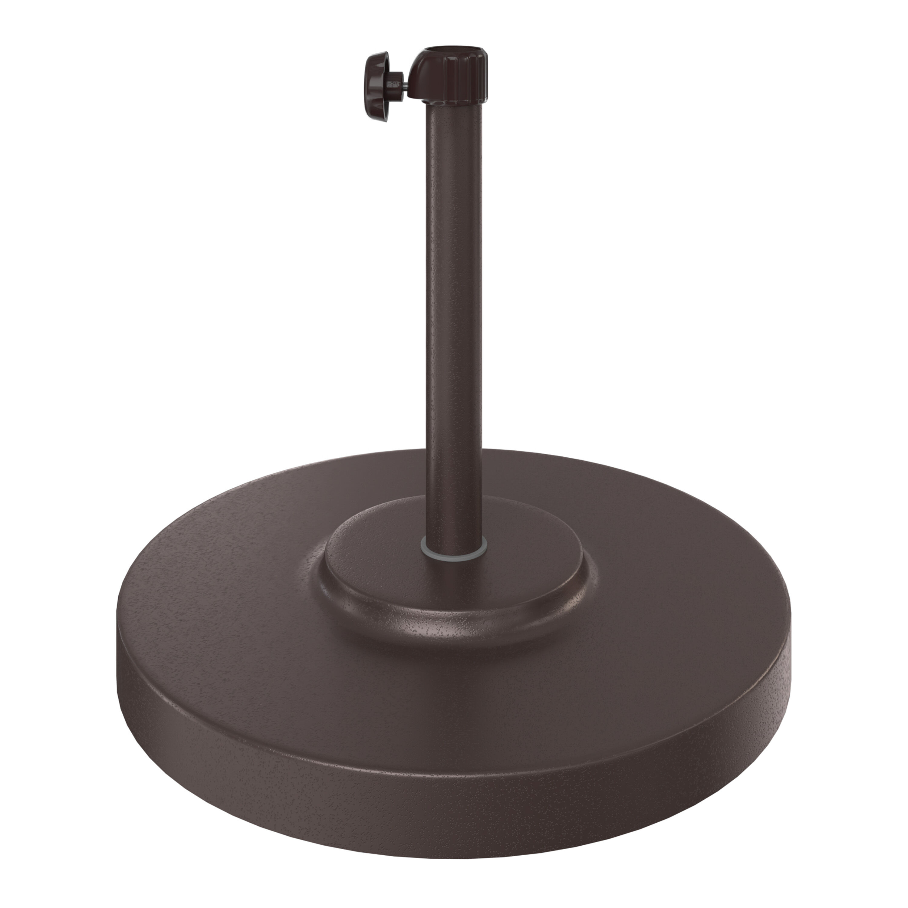 Round Steel and Concrete Patio Umbrella Stand - World Market