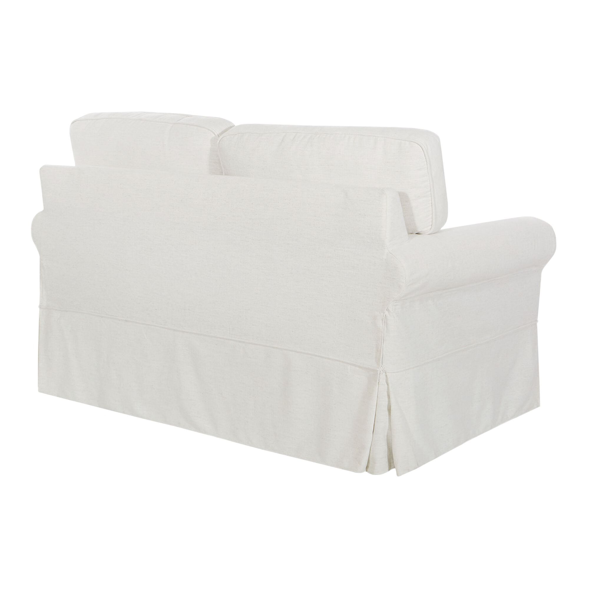 Richmond Linen Slipcover Loveseat World Market