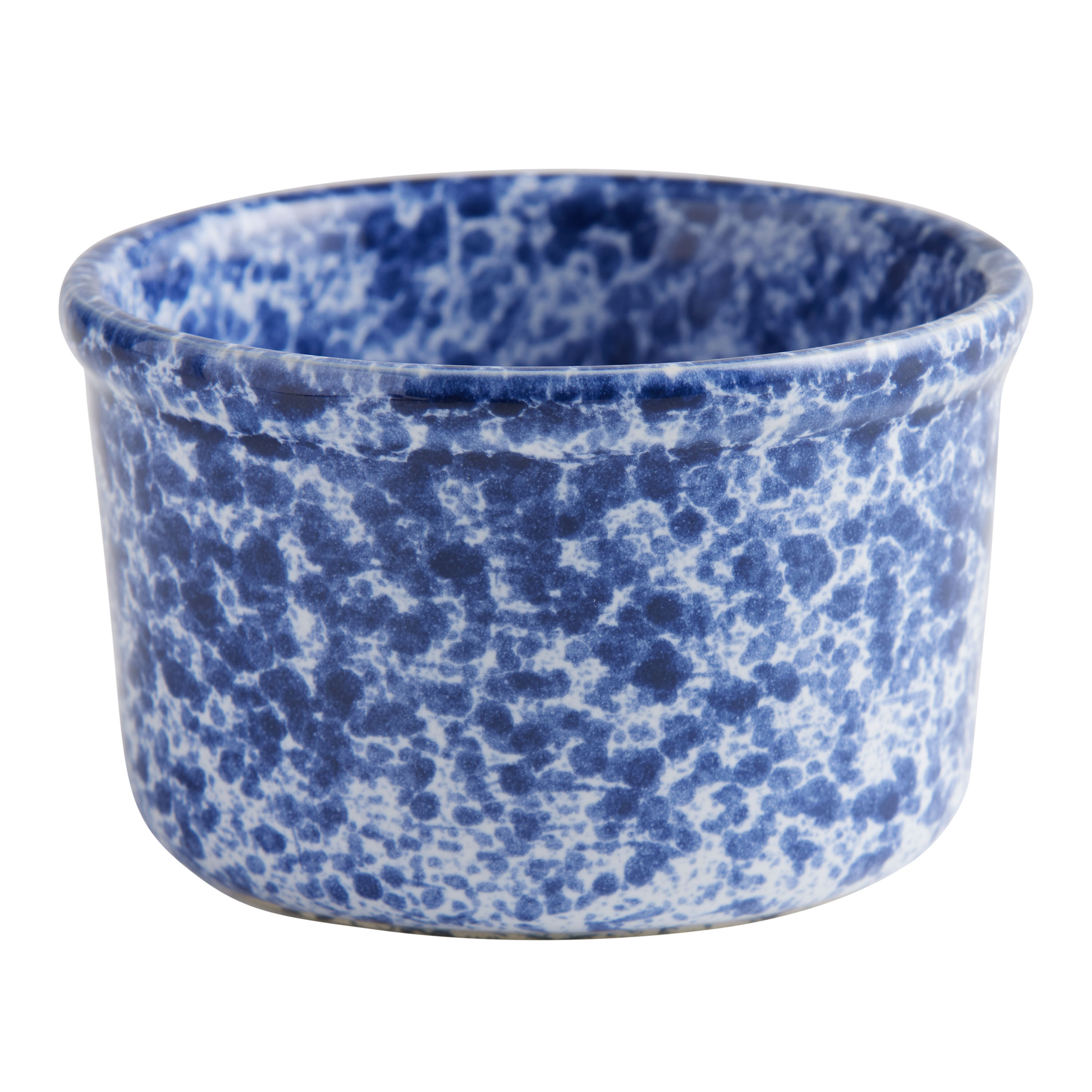 Awaken Blue and White Speckled Kitchenware Collection - World Market