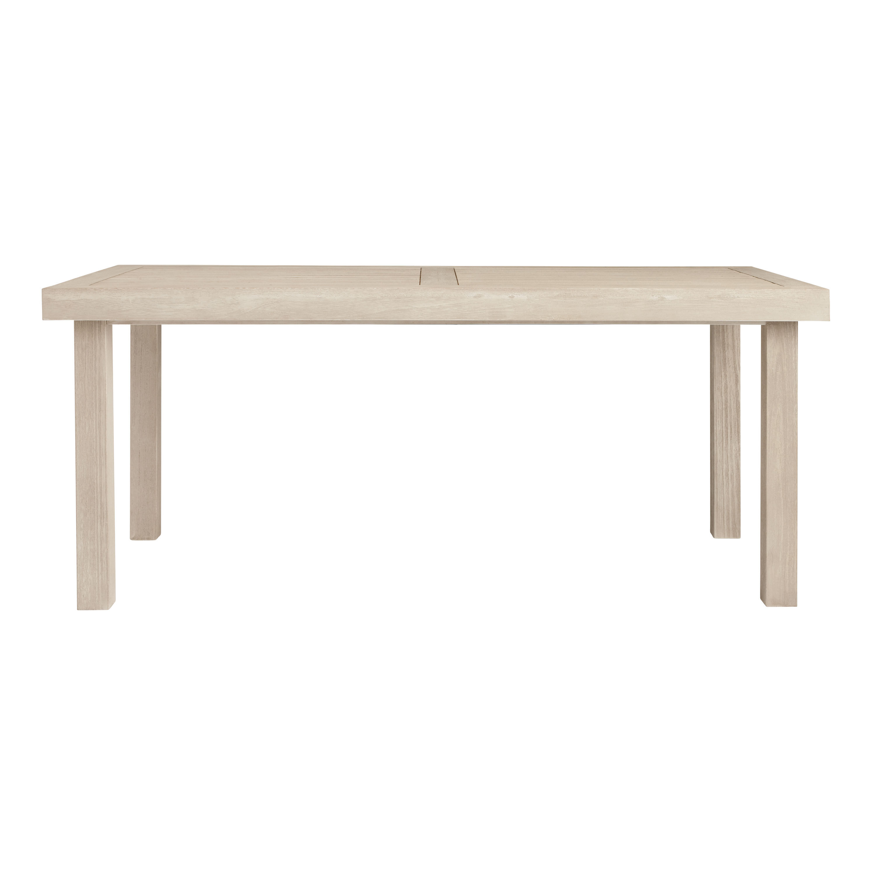Mallorca Whitewash Eucalyptus Wood Outdoor Dining Table World Market