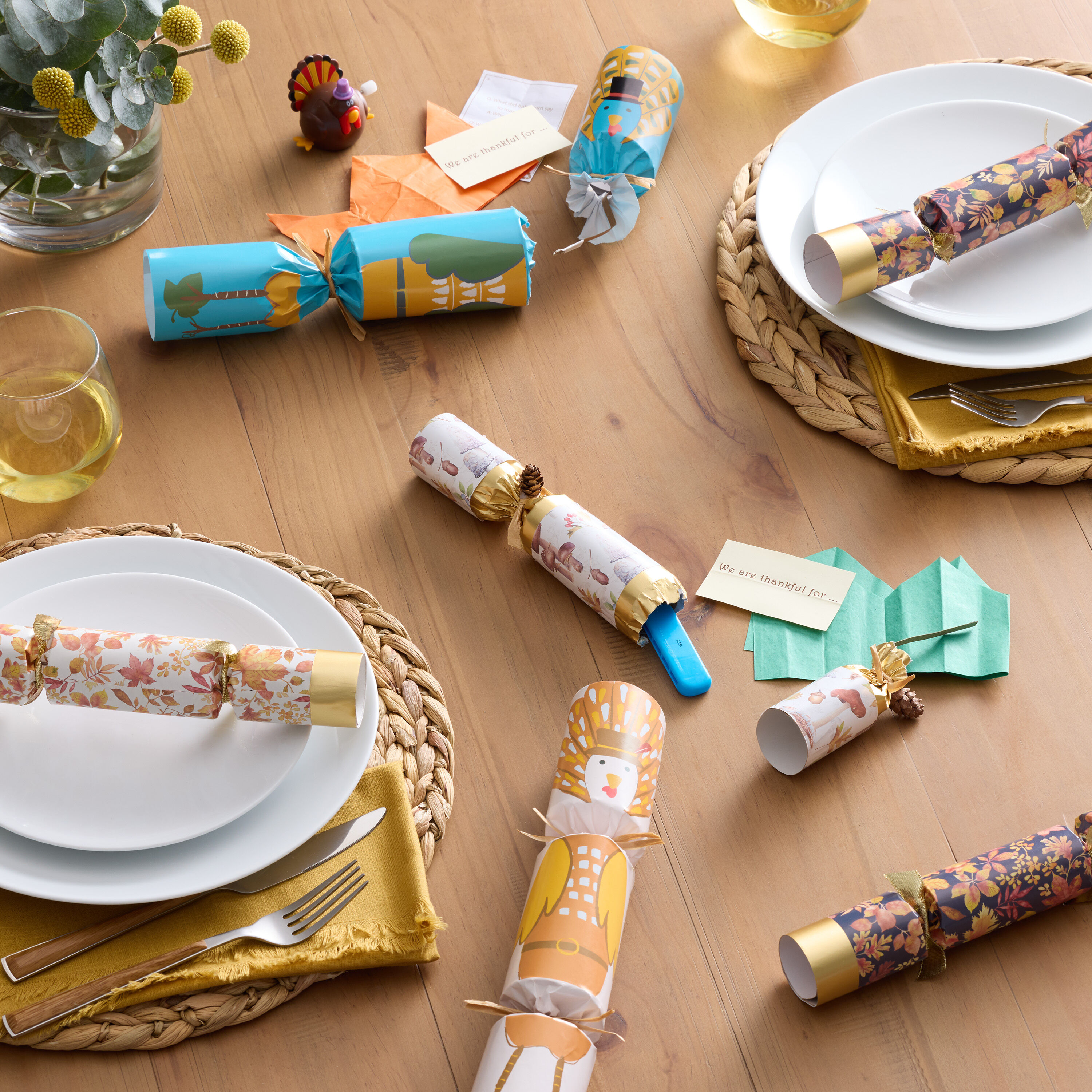 Extra Large Multicolor Turkey Windup Crackers 6 Count - World Market