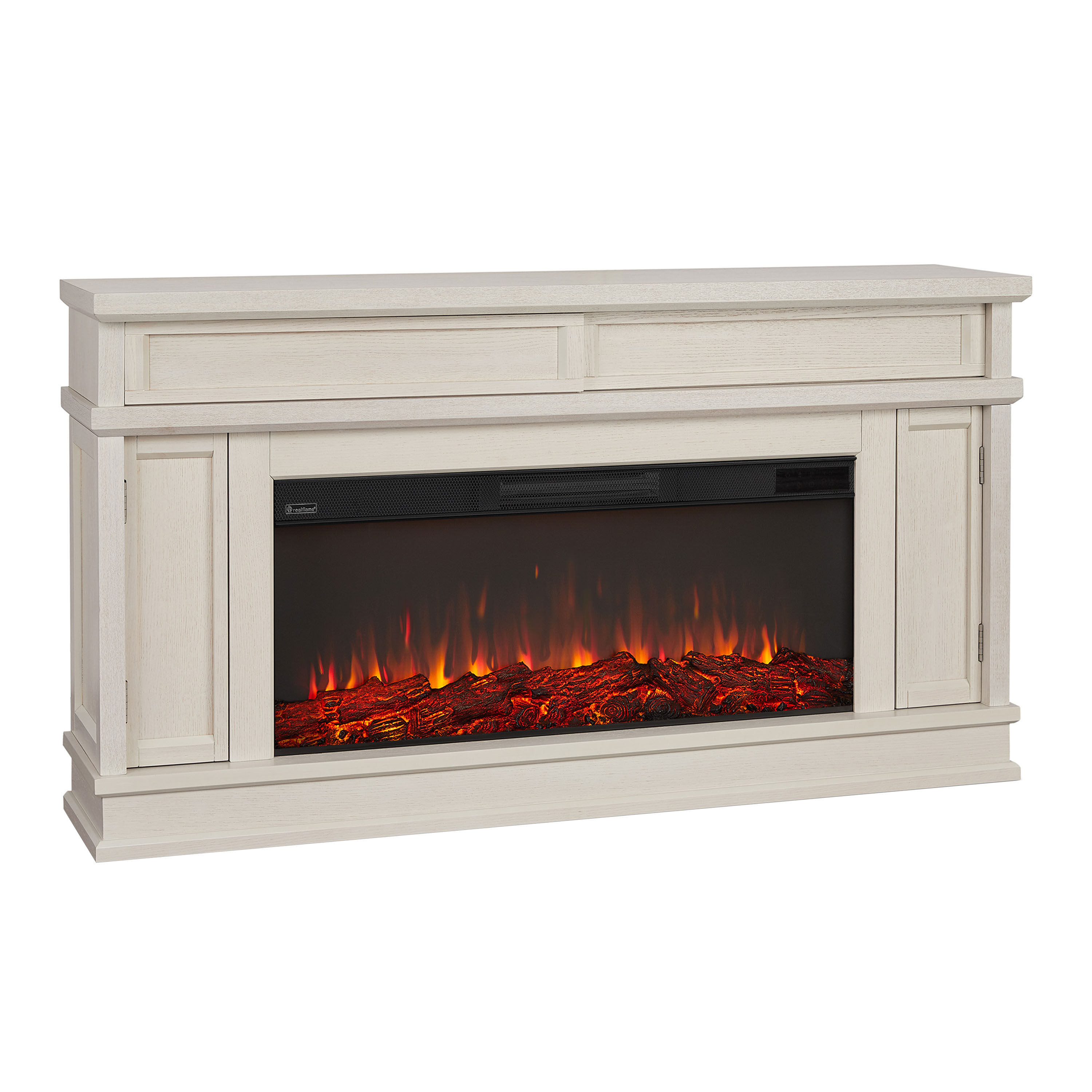 Rime Wood Electric Fireplace Media Stand - World Market