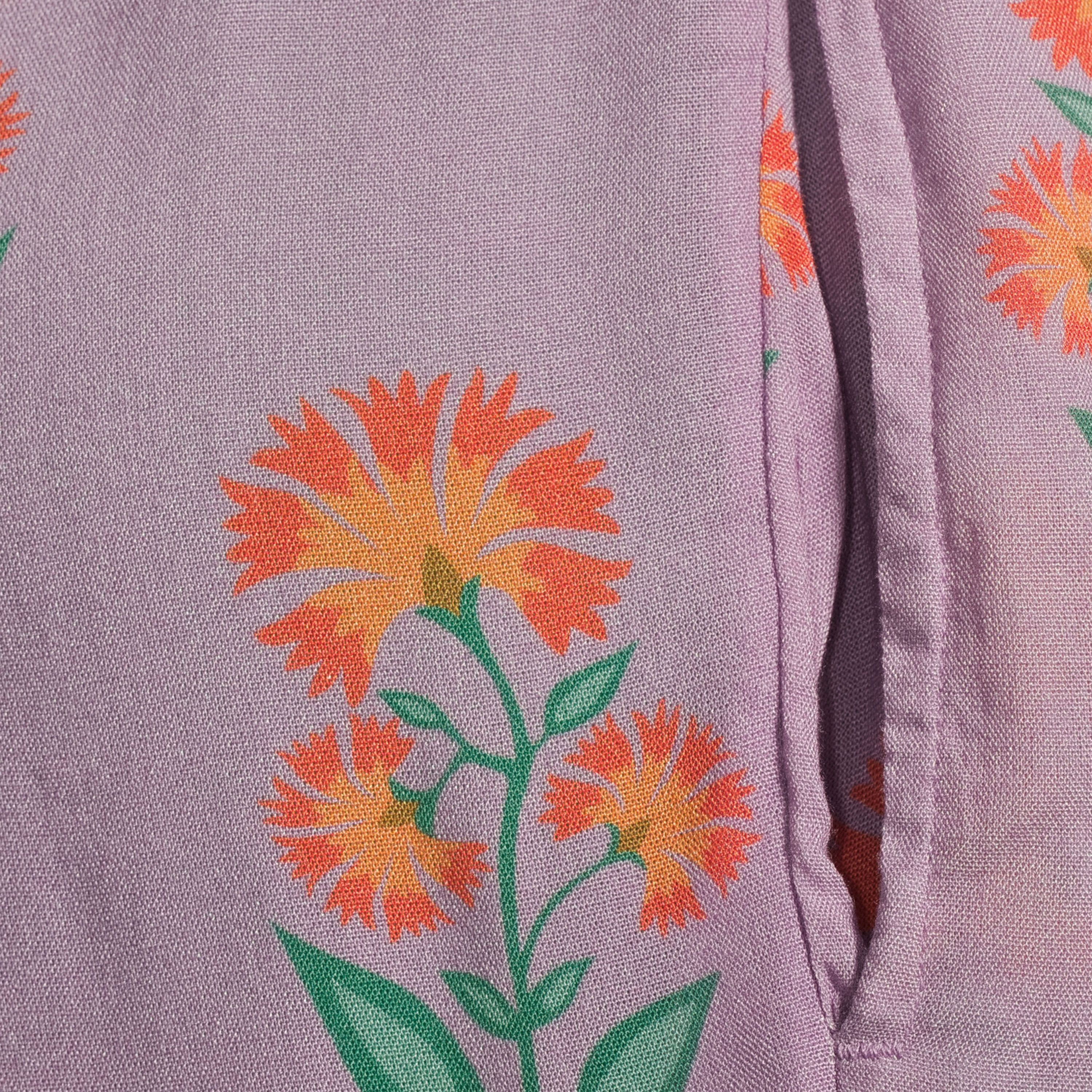 Lavender and Coral Bhuti Floral Pajama Collection - World Market