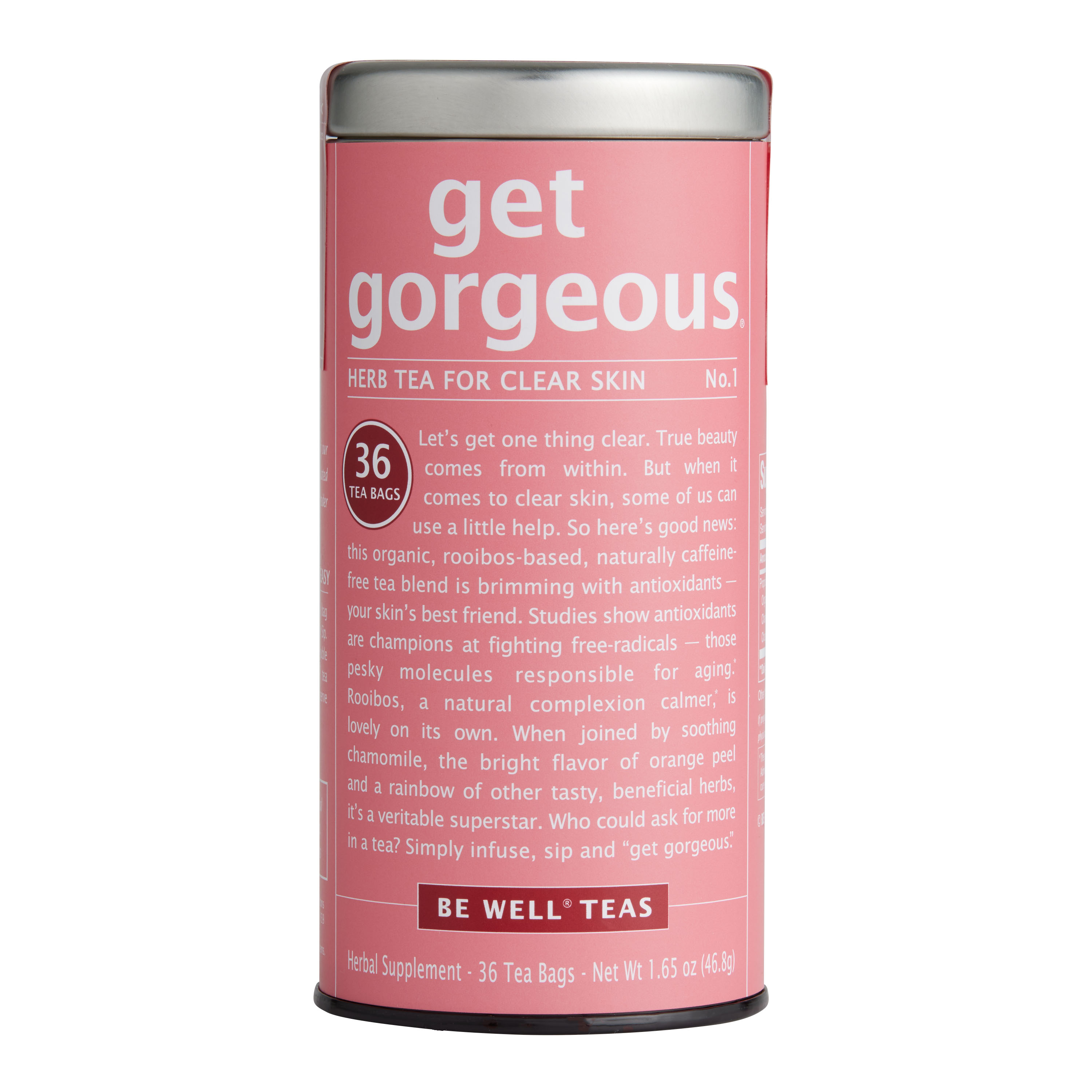 The Republic of Tea Get Gorgeous Herbal Tea 36 Count - World Market