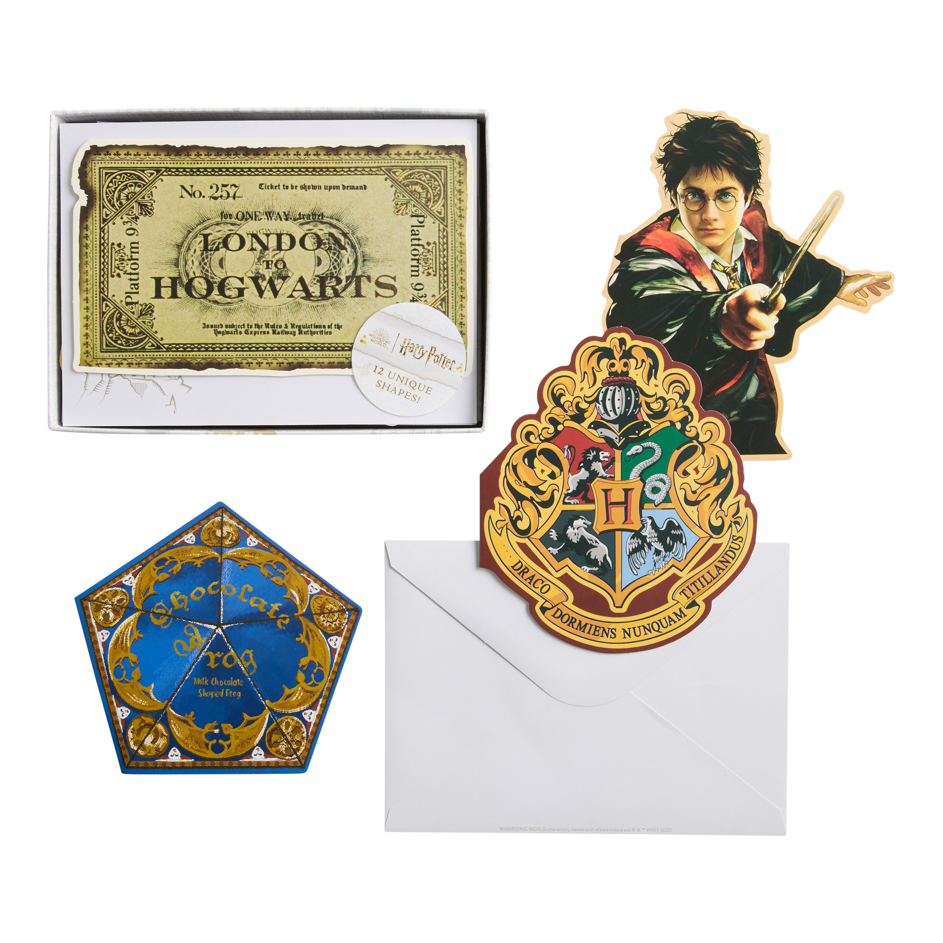 Harry Potter Die-Cut Notecards 12 Count - World Market