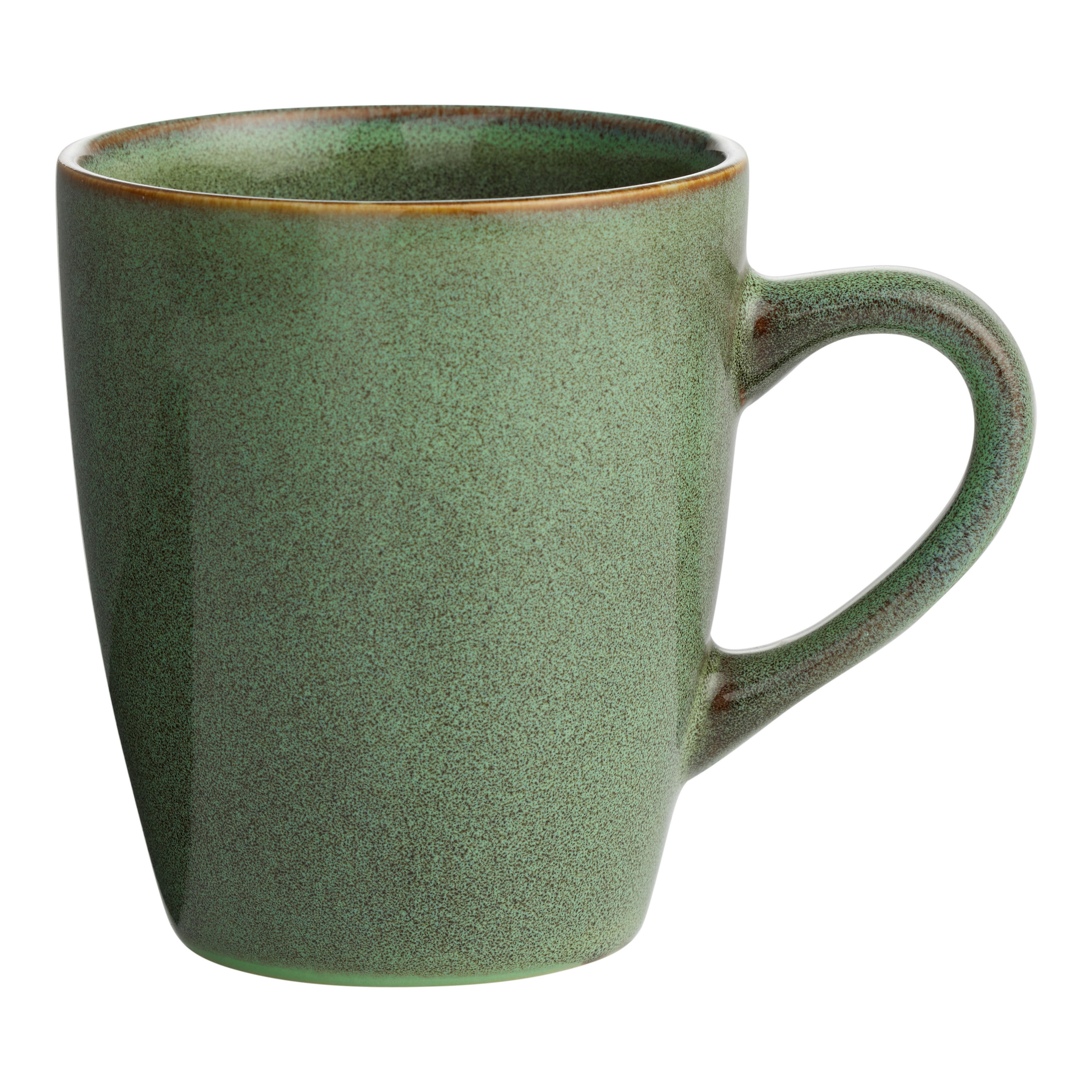 Grove Green Speckled Reactive Glaze Ceramic Mug - World Market