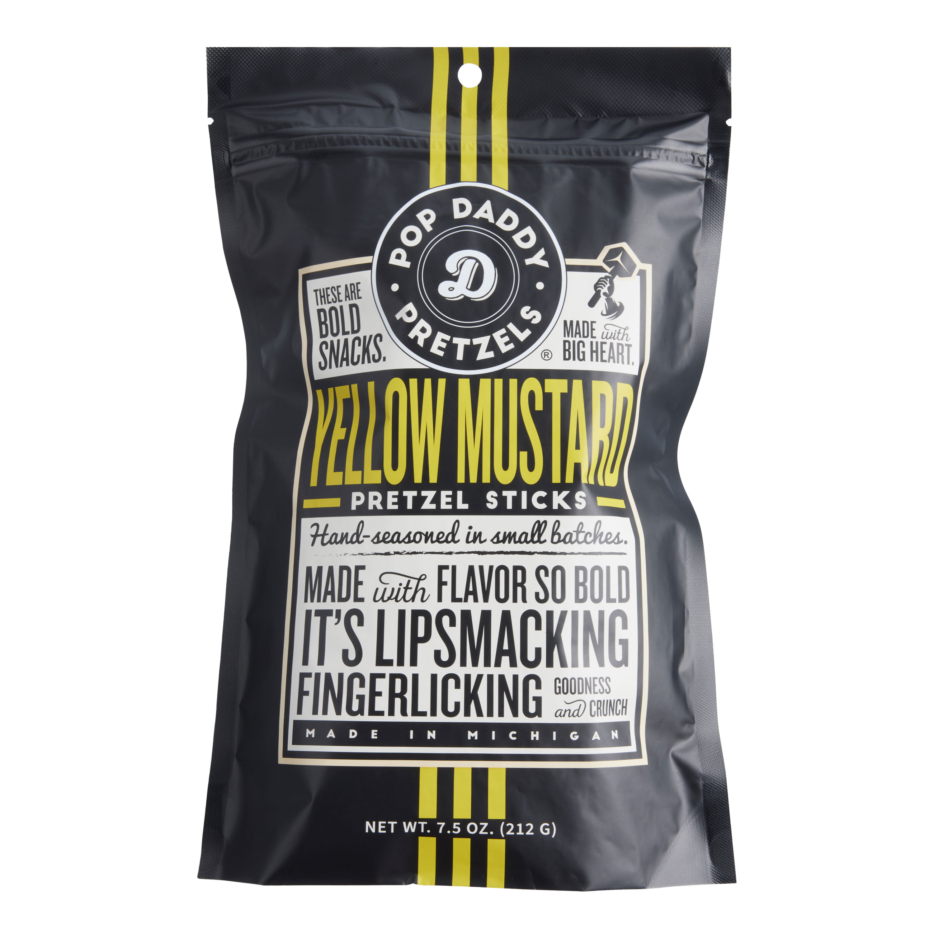 Pop Daddy Yellow Mustard Pretzel Sticks - World Market