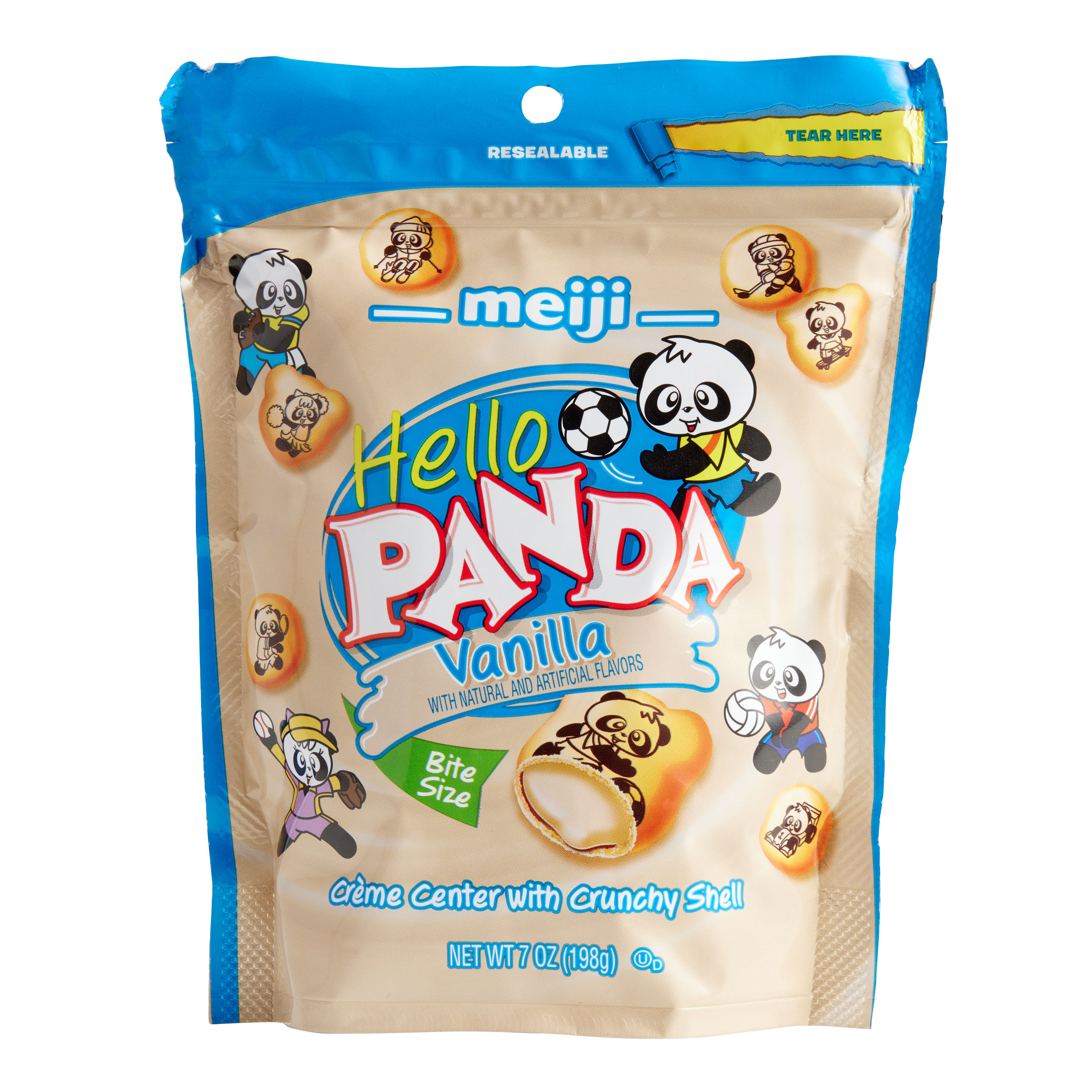 Meiji Hello Panda Vanilla Cookies Pouch - World Market