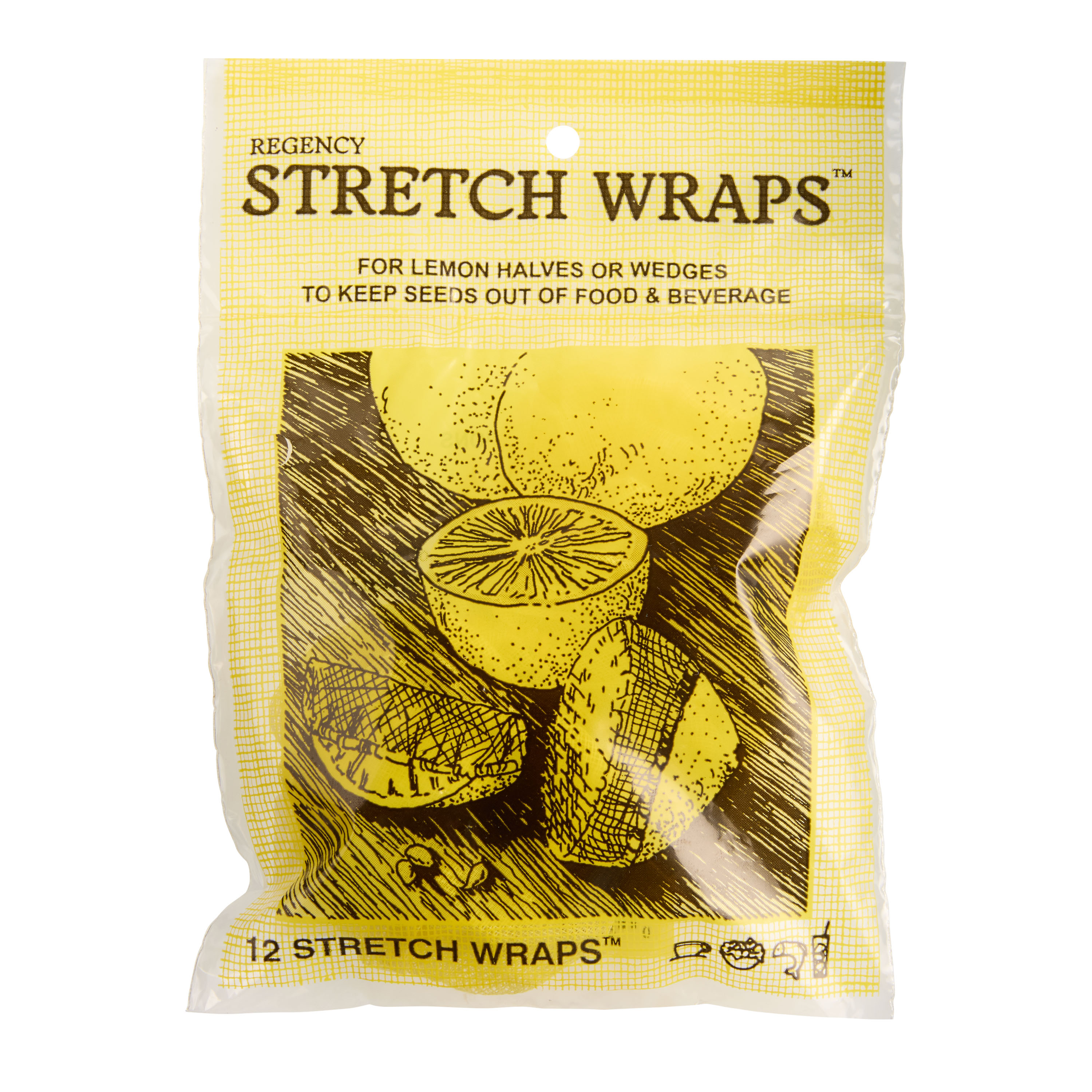 Regency Cotton and Elastic Lemon Stretch Wraps 12 Pack - World Market