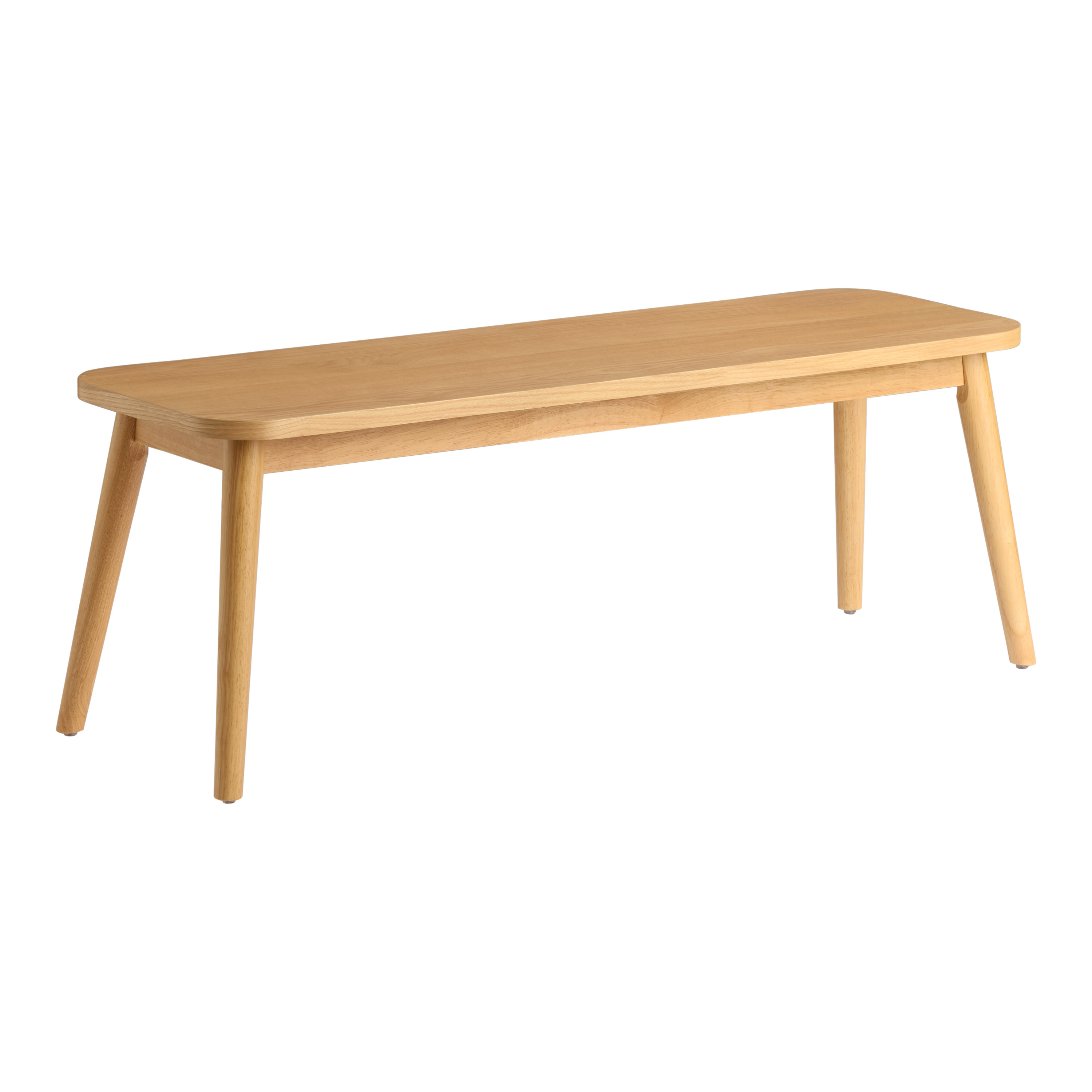 Wrenley Wood Scandi Dining Bench - World Market