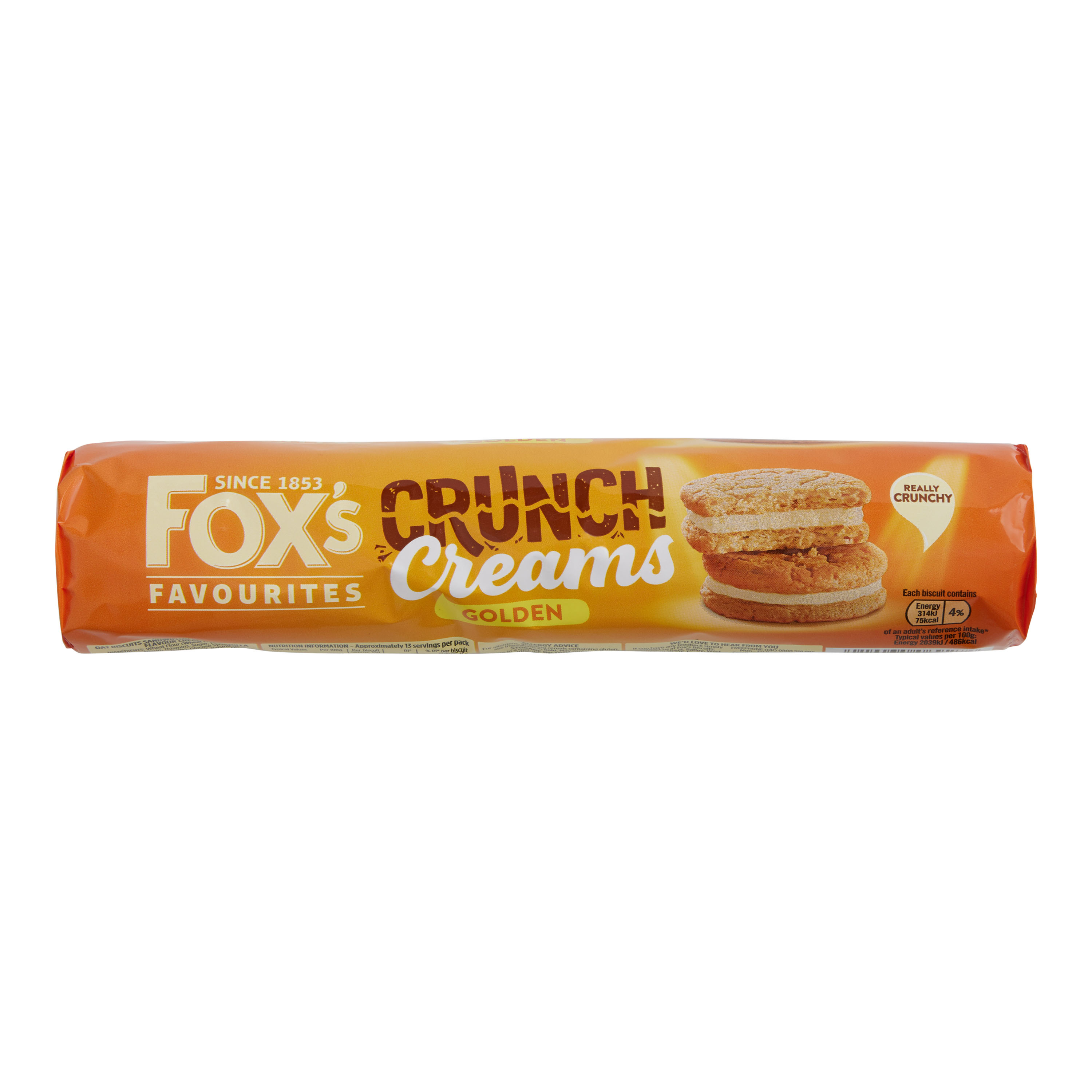 Fox's Golden Vanilla Crunch Creams Sandwich Cookies Set of 2 - World Market