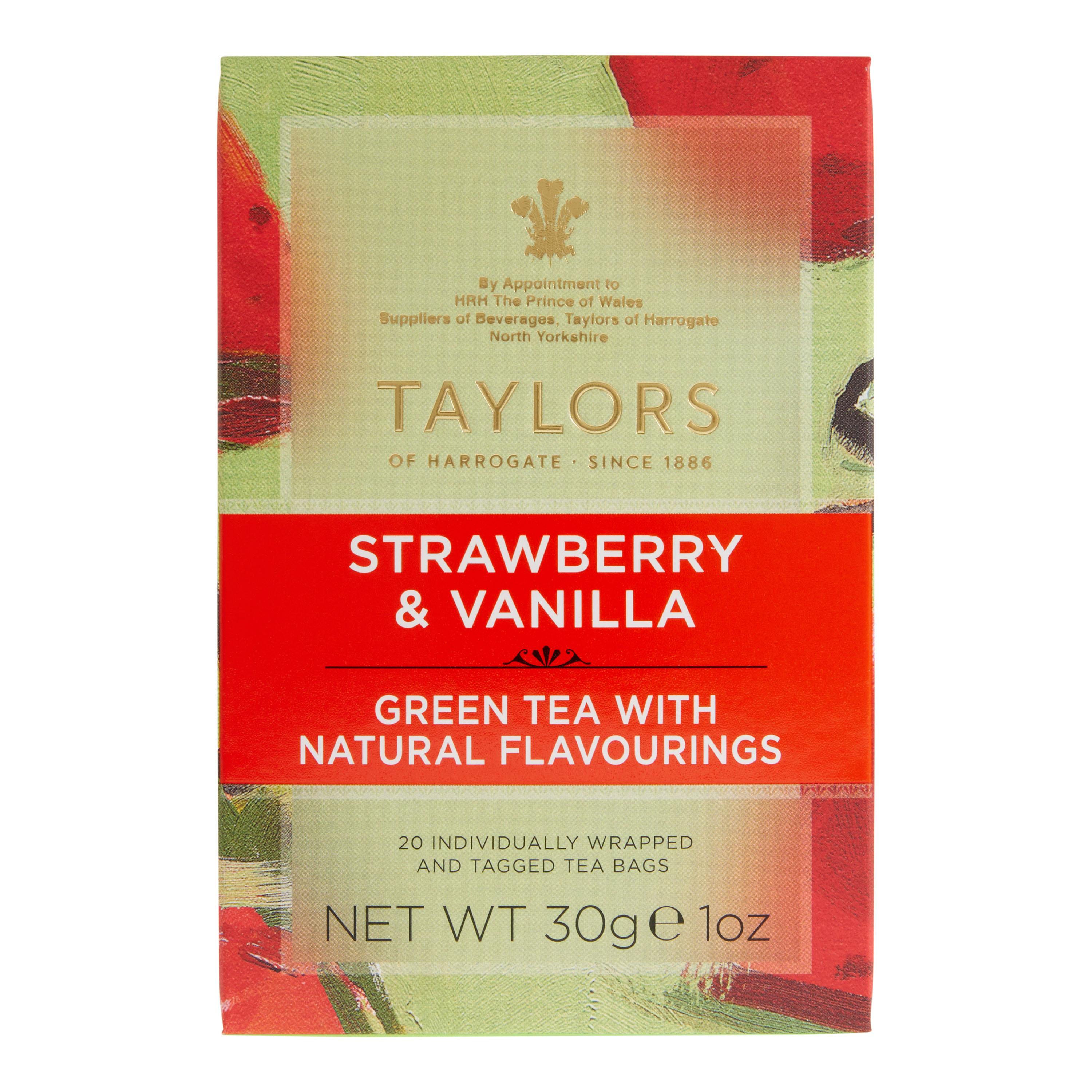 Taylors of Harrogate Strawberry & Vanilla Green Tea 20 Count - World Market