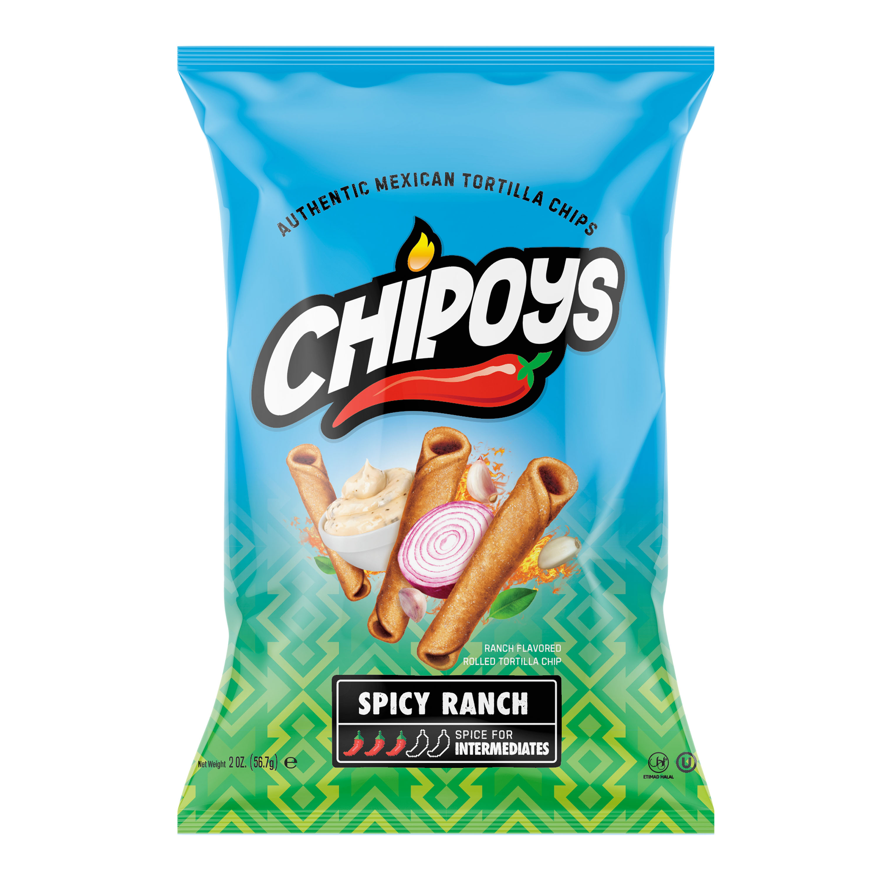 Chipoys Spicy Ranch Rolled Tortilla Chips - World Market