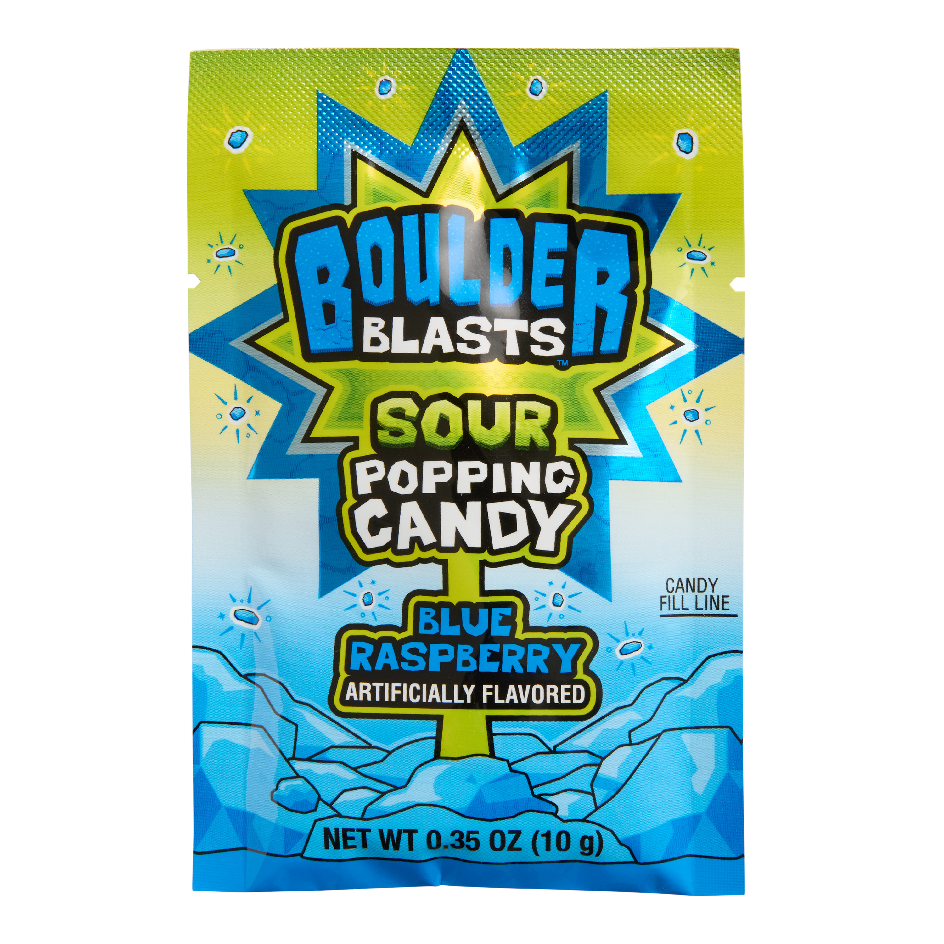 Boulder Blasts Blue Raspberry Sour Popping Candy - World Market