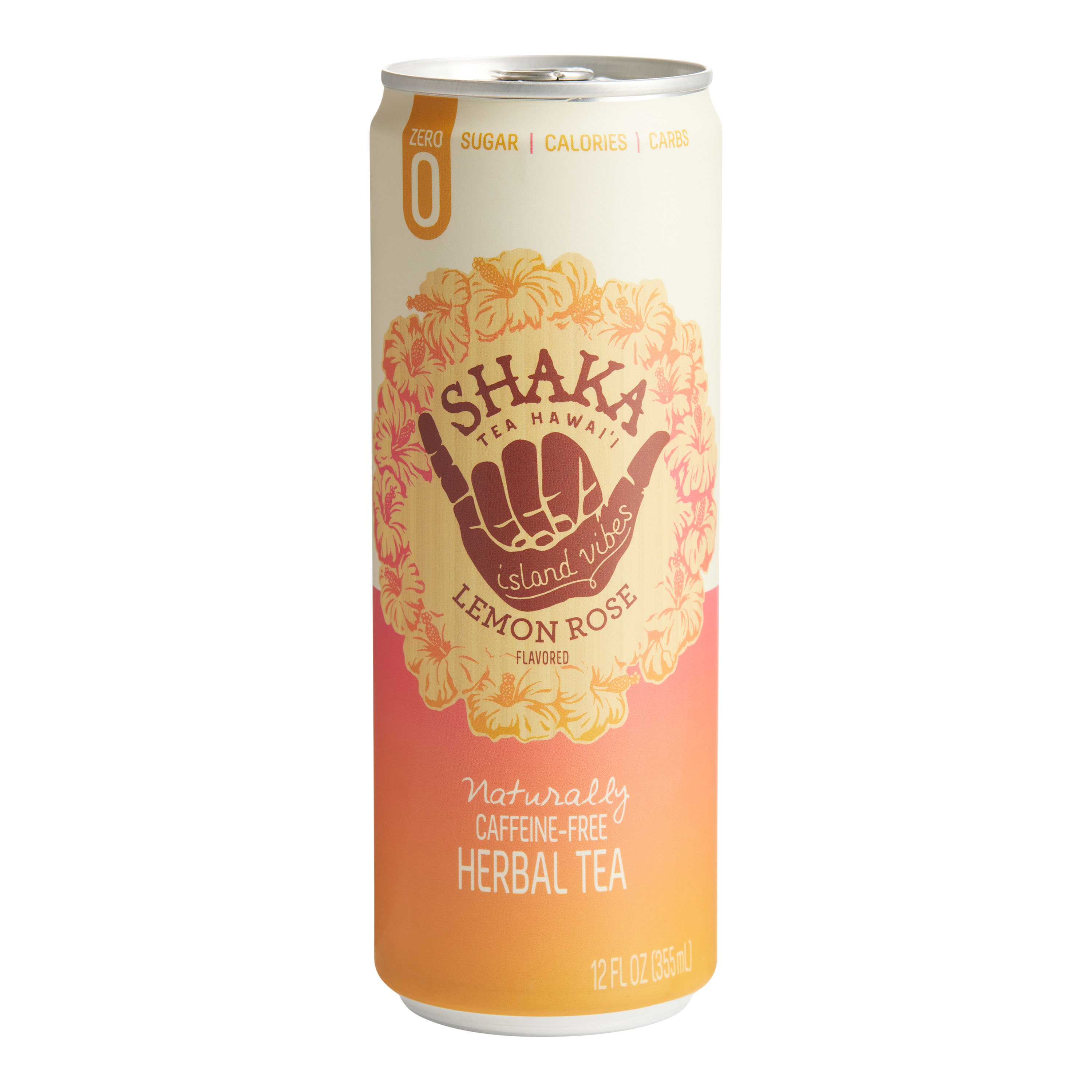 Shaka Lemon Rose Herbal Iced Tea Can - World Market