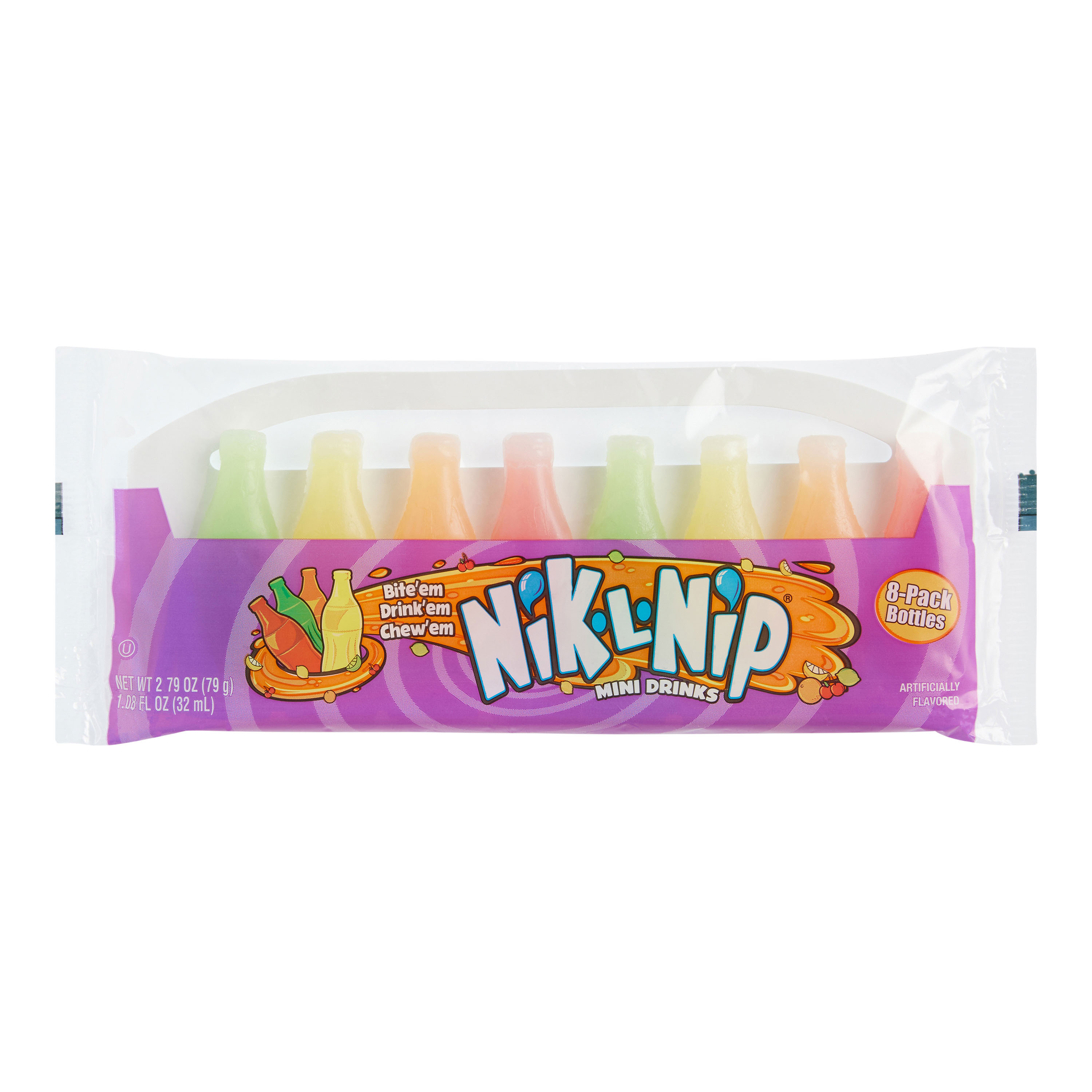 Nik-L-Nip Wax Bottle Candy Drinks 8 Pack - World Market