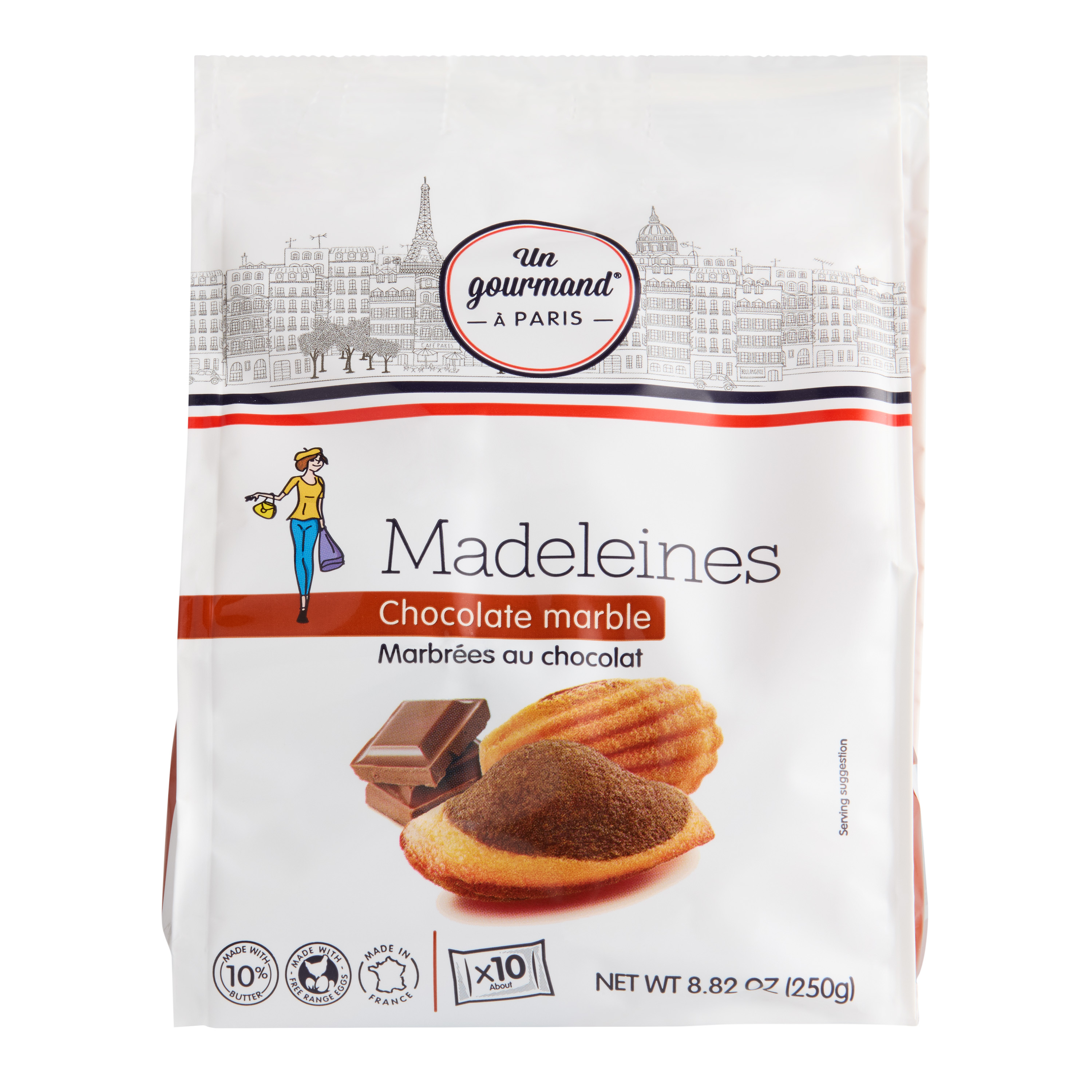 Un Gourmand Chocolate Marble Madeleines - World Market