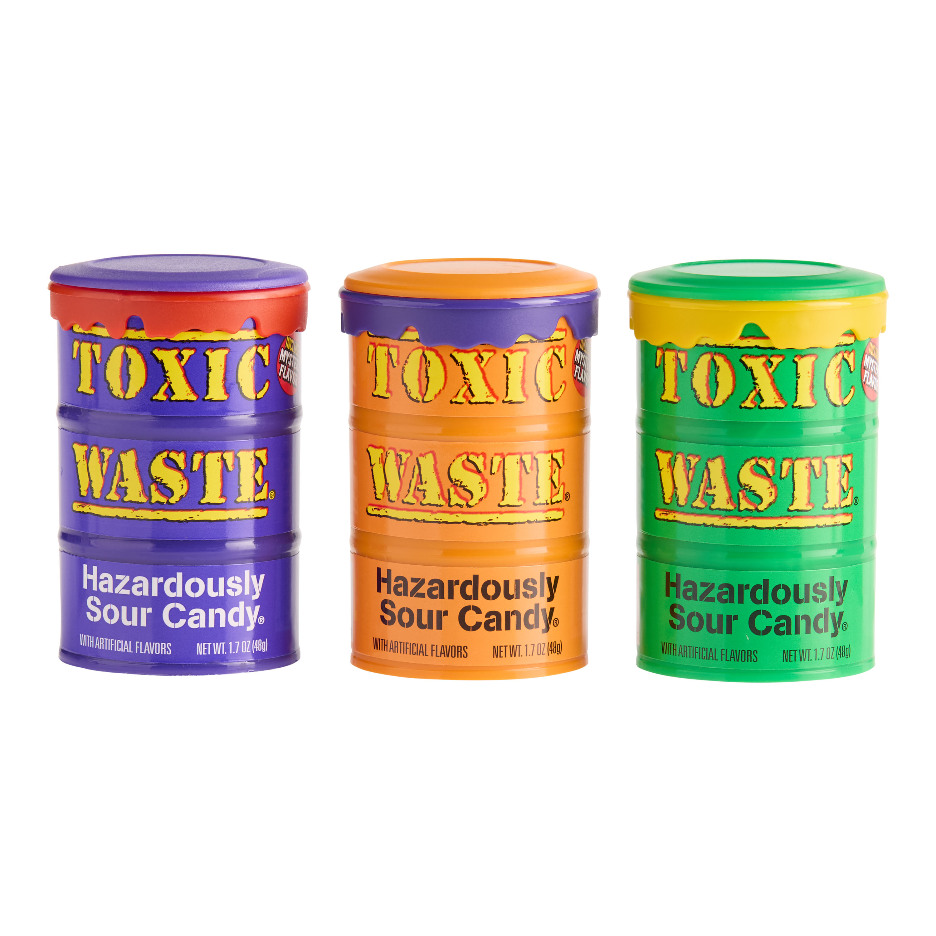 Toxic Waste Hazardously Sour Candy Drum - World Market