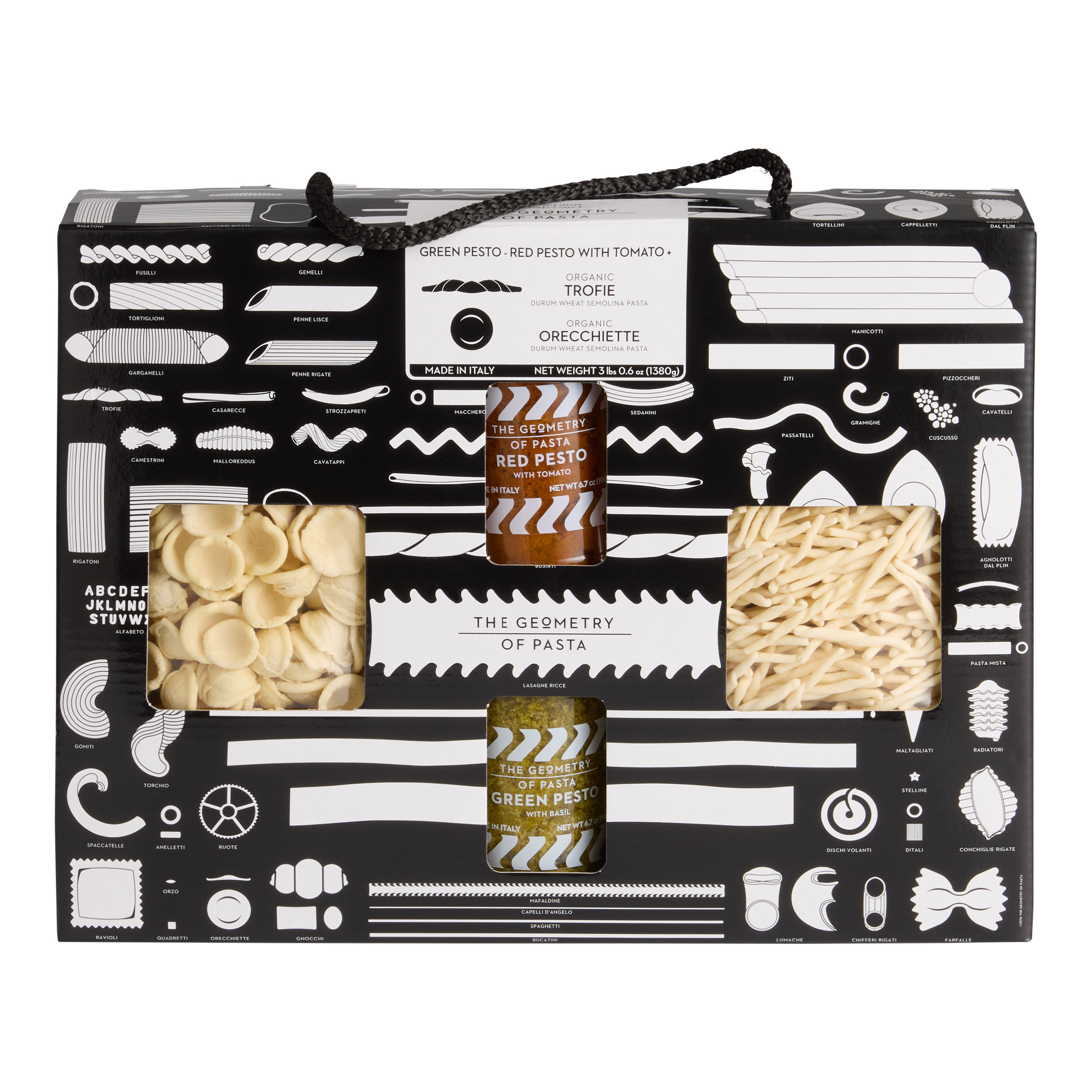 Geometry of Pasta Handmade Pastas and Pestos Gift Set 4 Pack - World Market