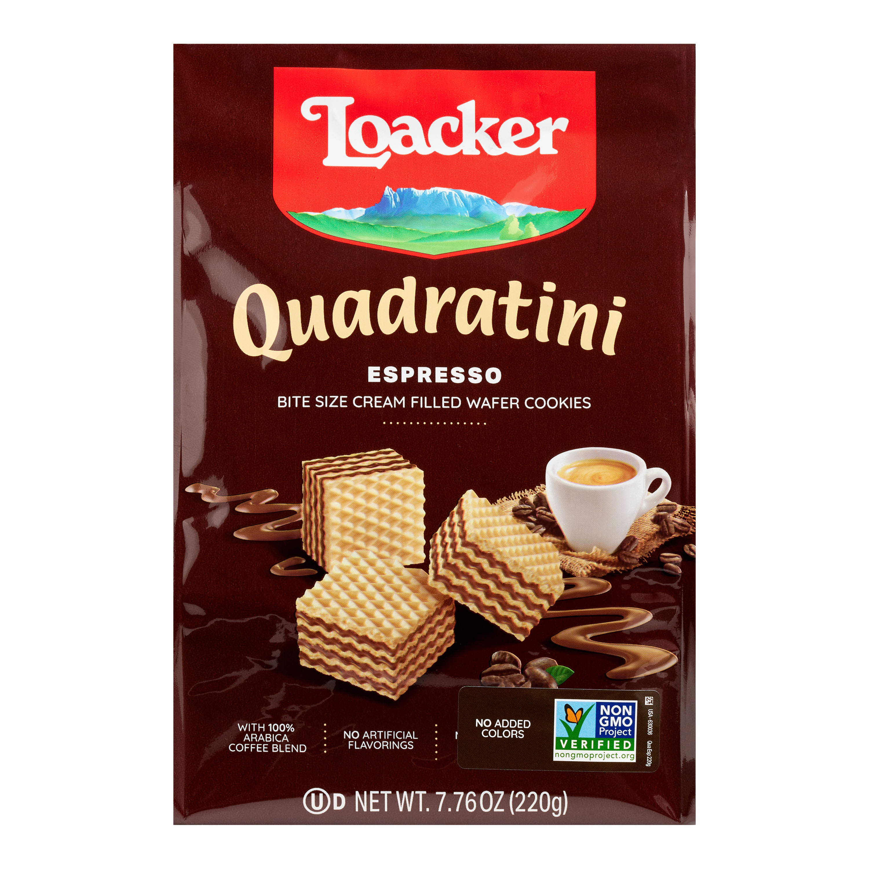 Loacker Quadratini Espresso Wafer Cookies - World Market