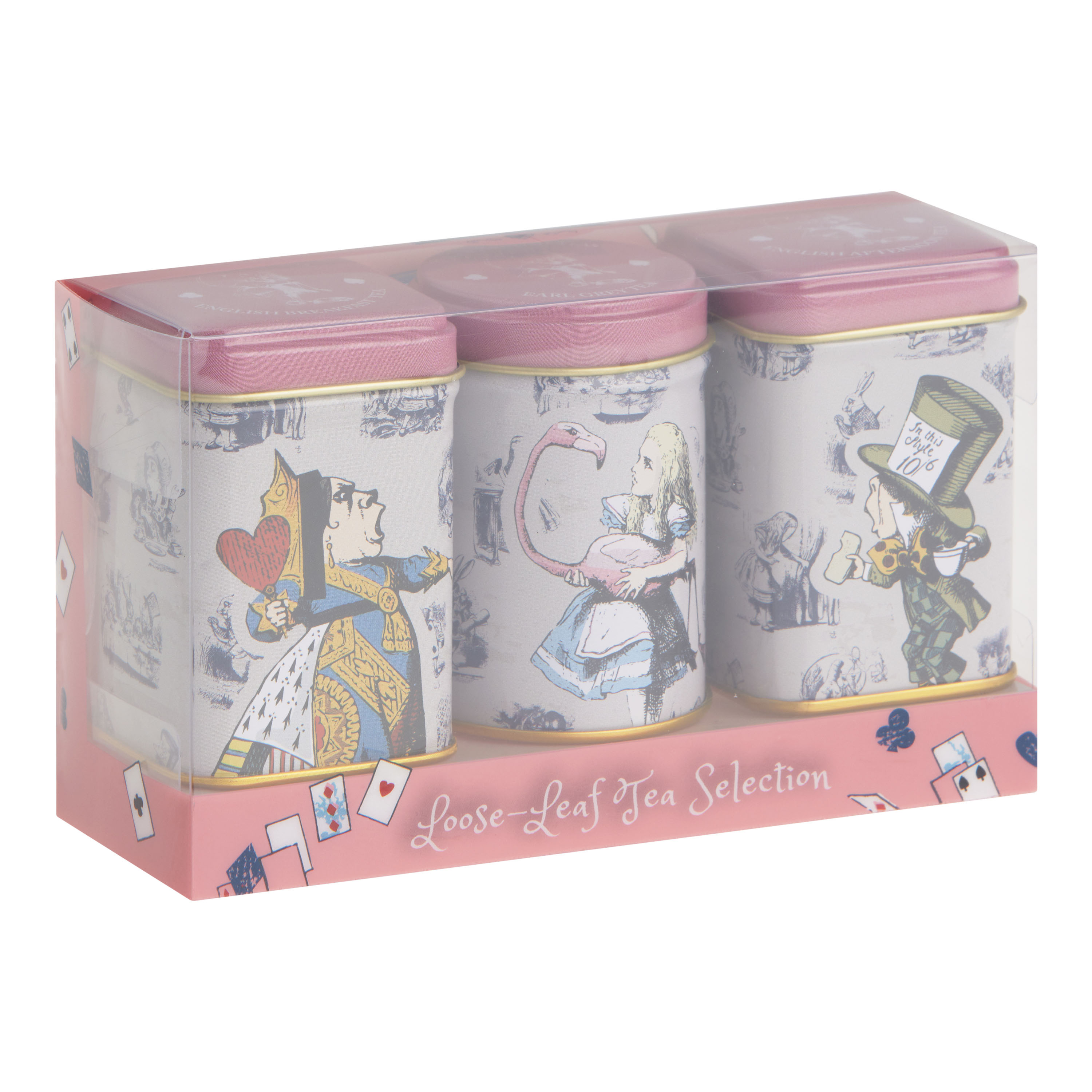 New English Teas Alice In Wonderland Loose Leaf Tea Tins 3 Pack - World ...