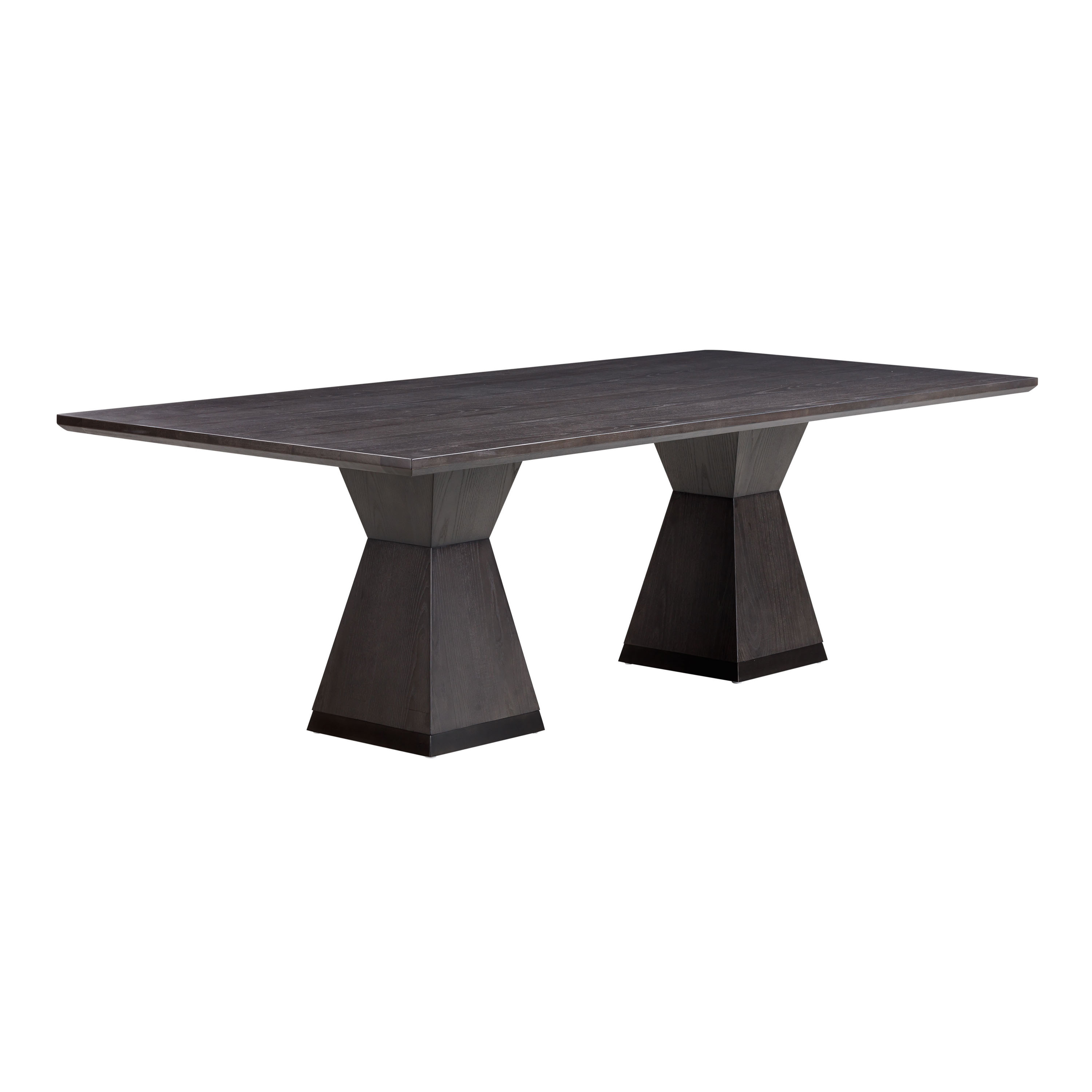 Hornby Wood Pillar Leg Geo Dining Table - World Market