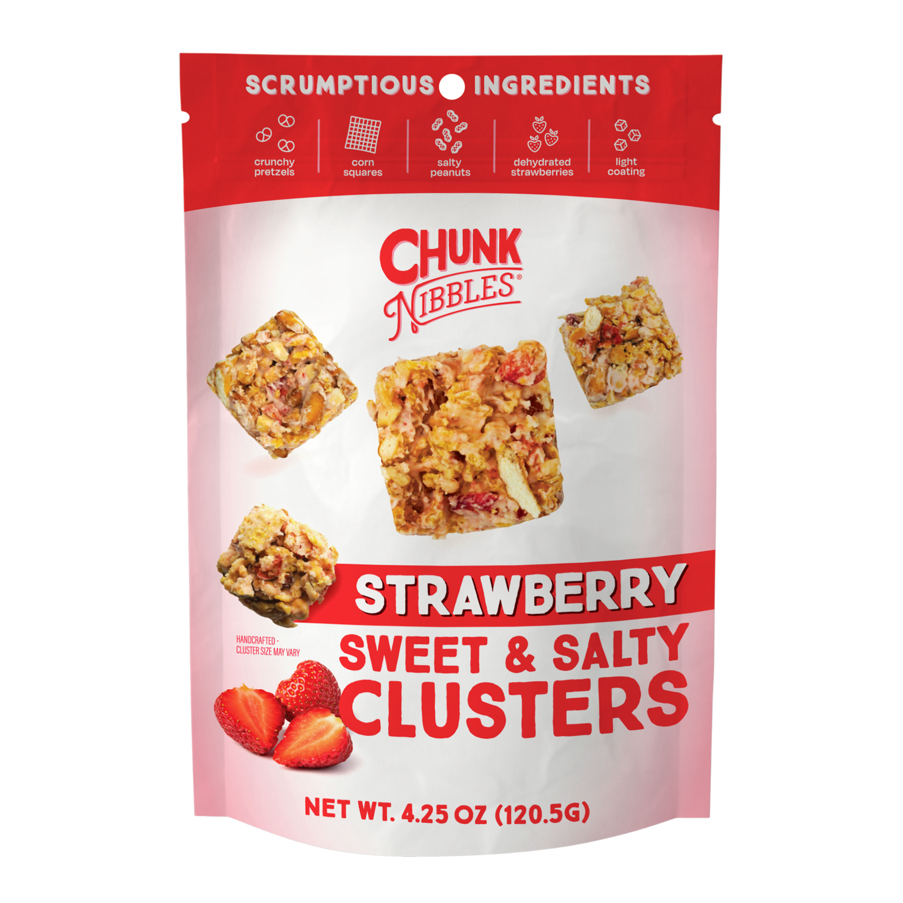 Chunk Nibbles Strawberry Sweet and Salty Clusters - World Market