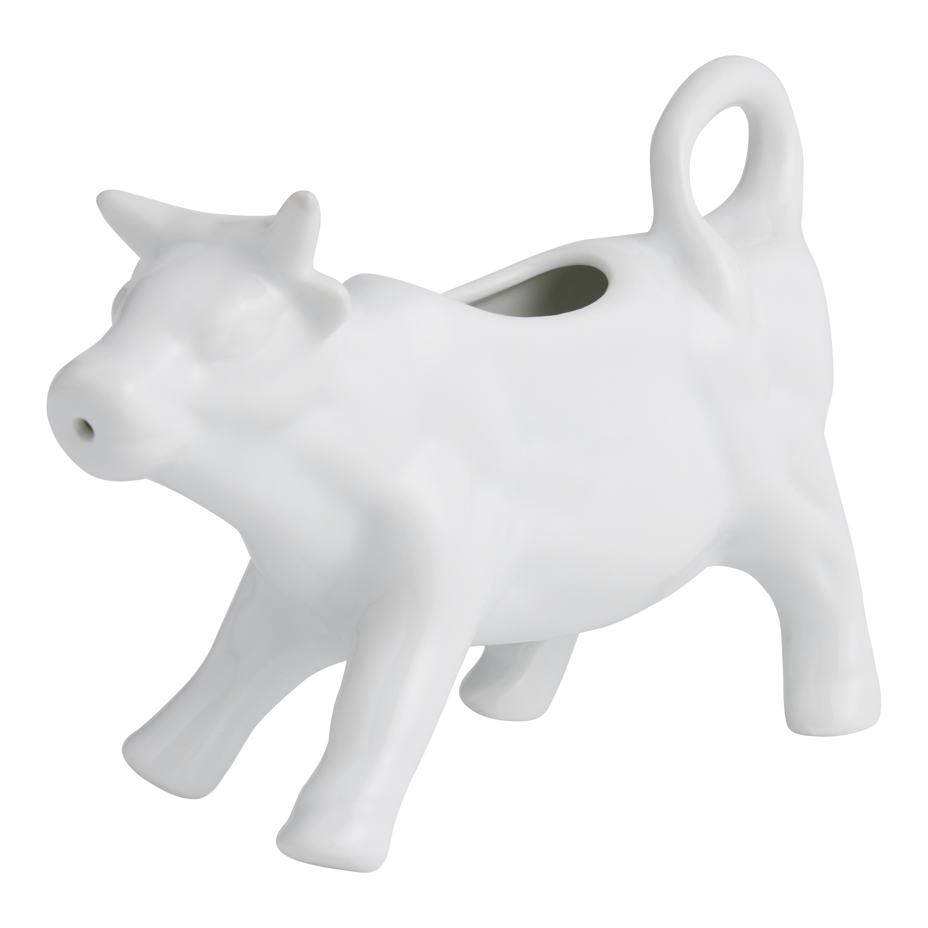 White Porcelain Cow Figural Creamer - World Market