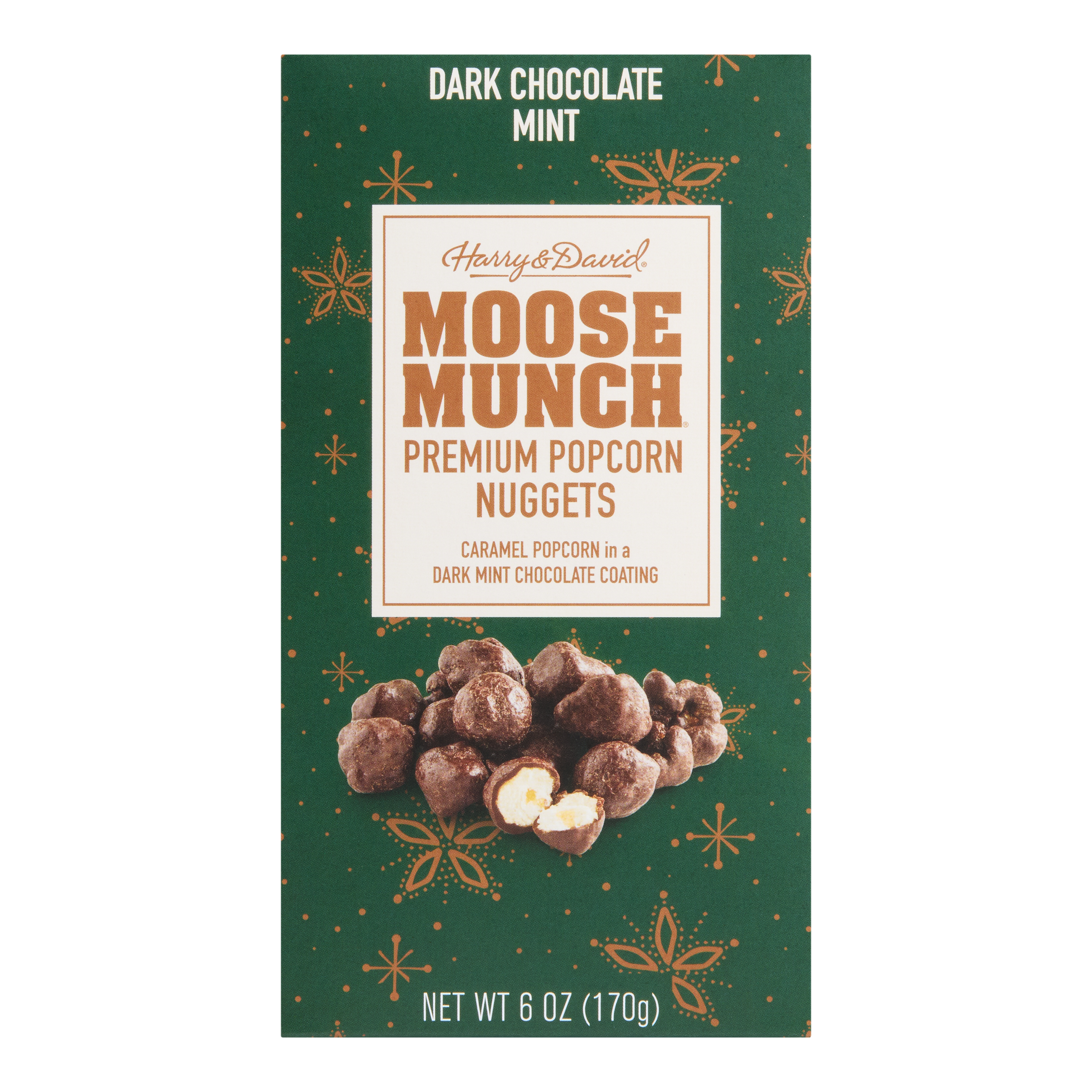 Harry & David Mint Dark Chocolate Moose Munch Popcorn Nuggets - World ...