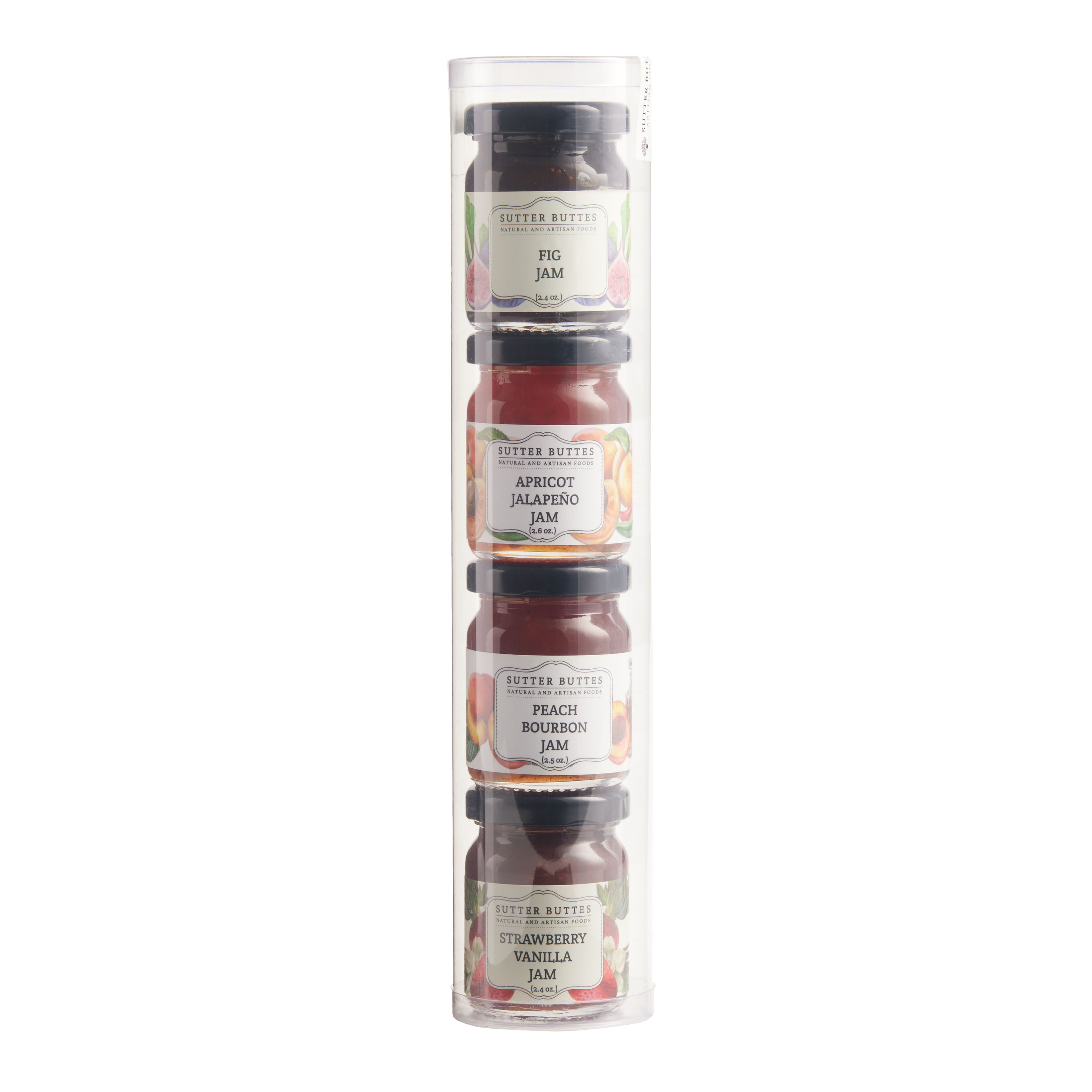 Sutter Buttes Mini Jam Gift Tube 4 Pack - World Market