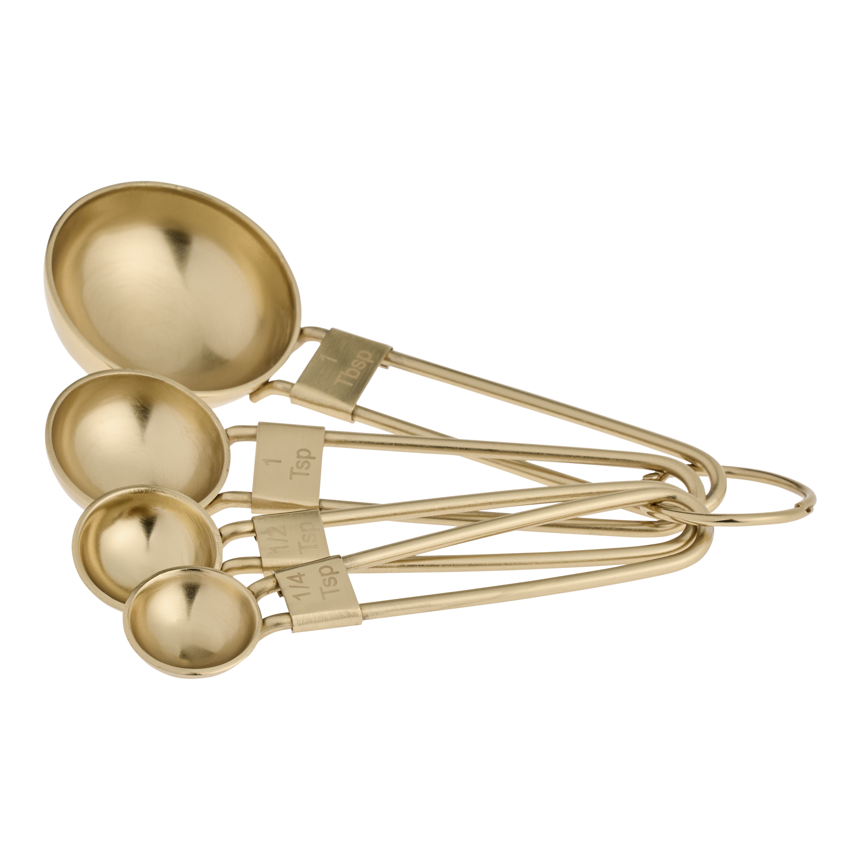 Gold Stainless Steel Nesting Measuring Spoons - World Market