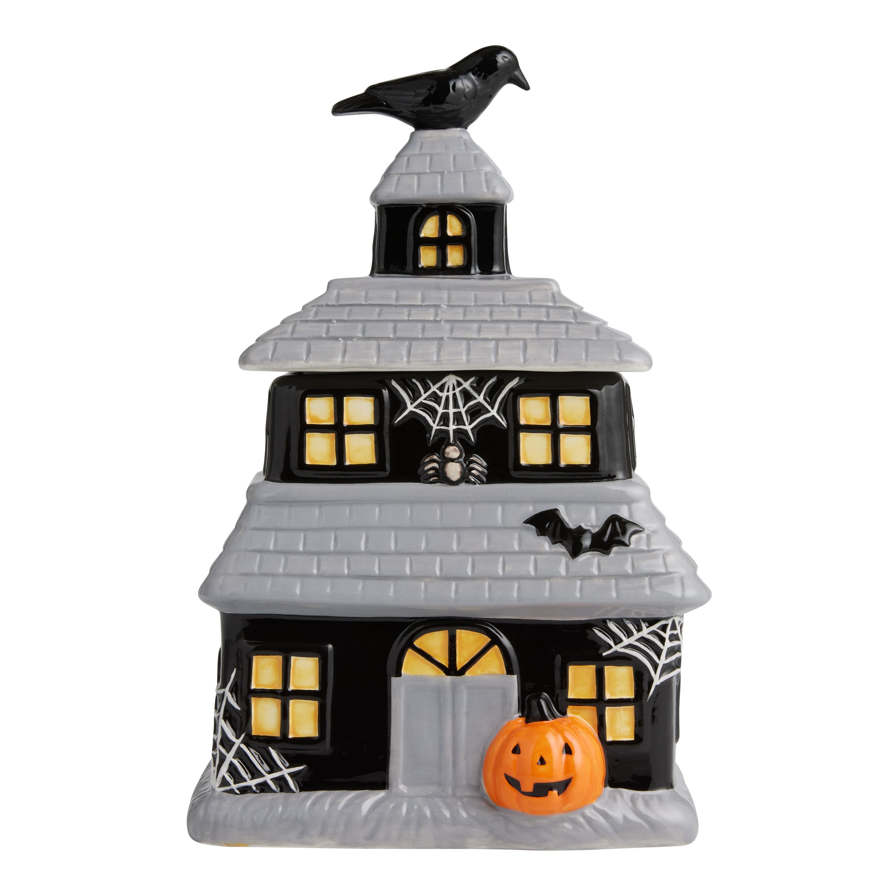 Haunted House Figural Ceramic Cookie Jar - World Market