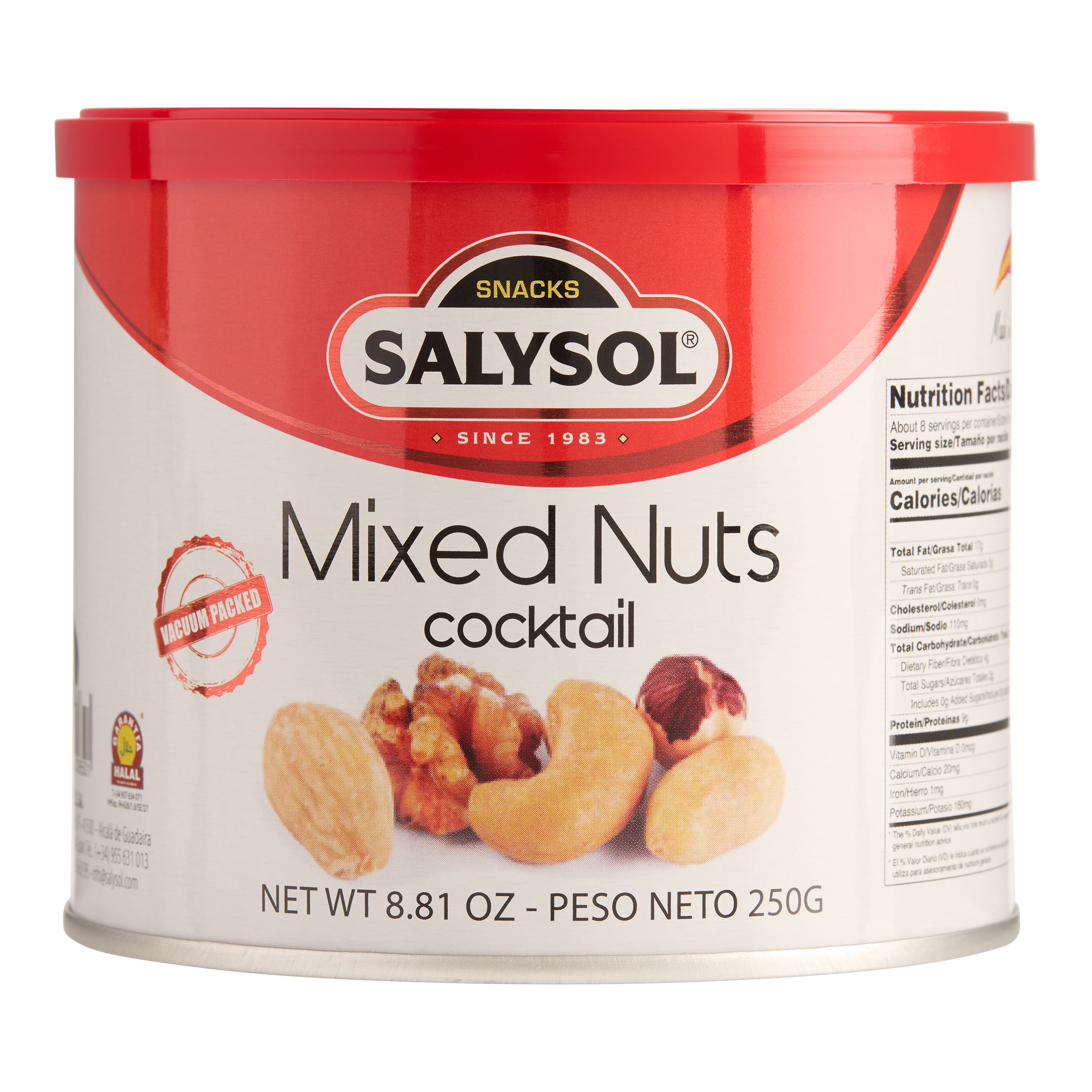 Salysol Cocktail Mixed Nuts - World Market