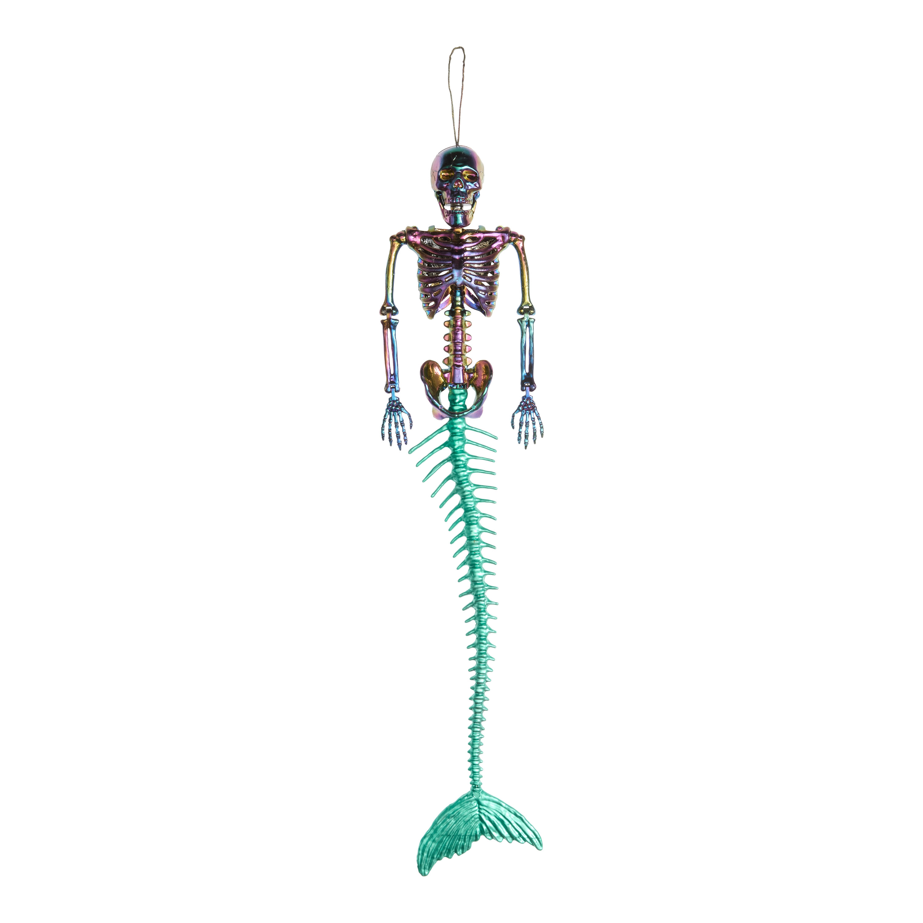 Iridescent Mermaid Skeleton Hanging Decor - World Market