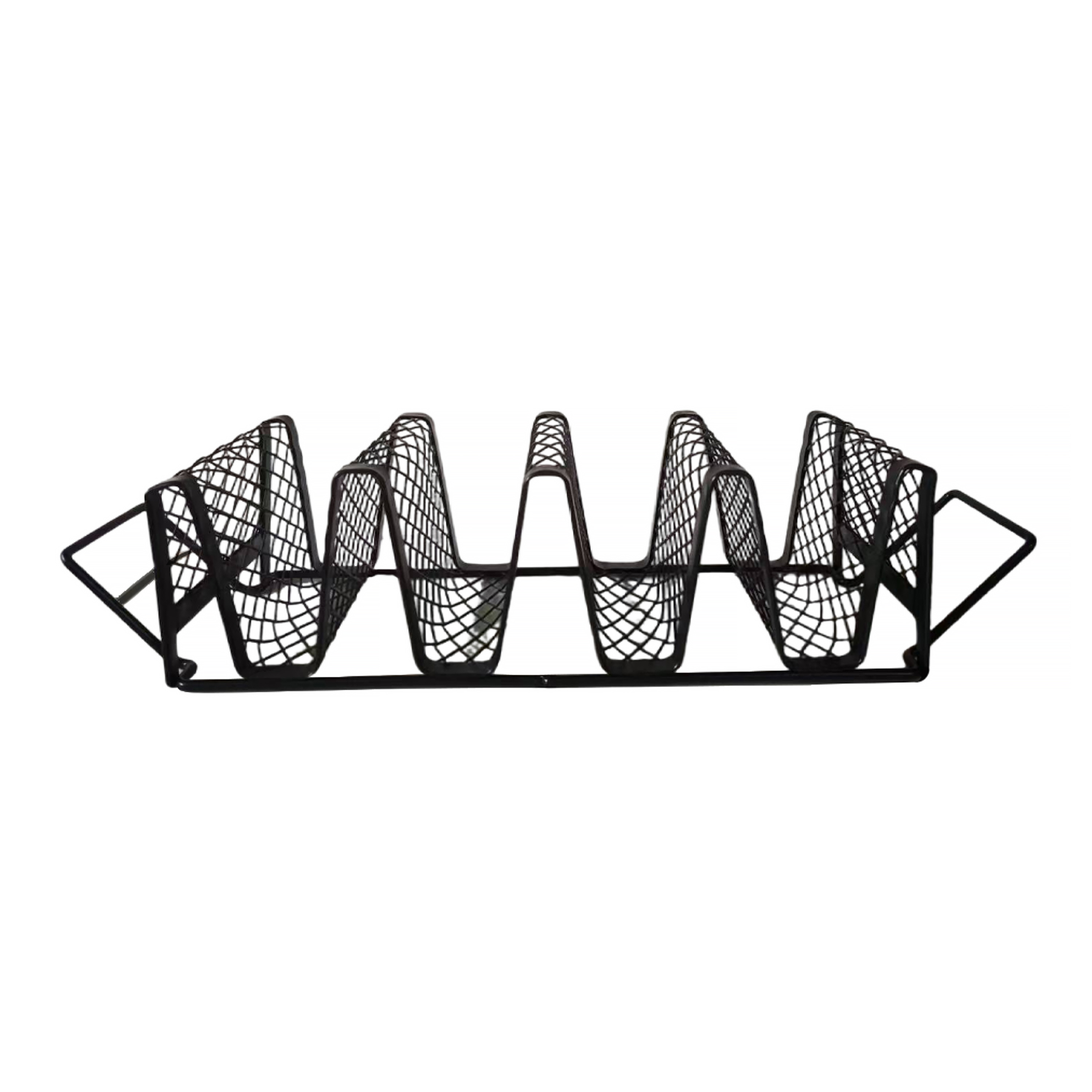 Black Nonstick Stainless Steel Taco Holder and Baking Rack - World Market
