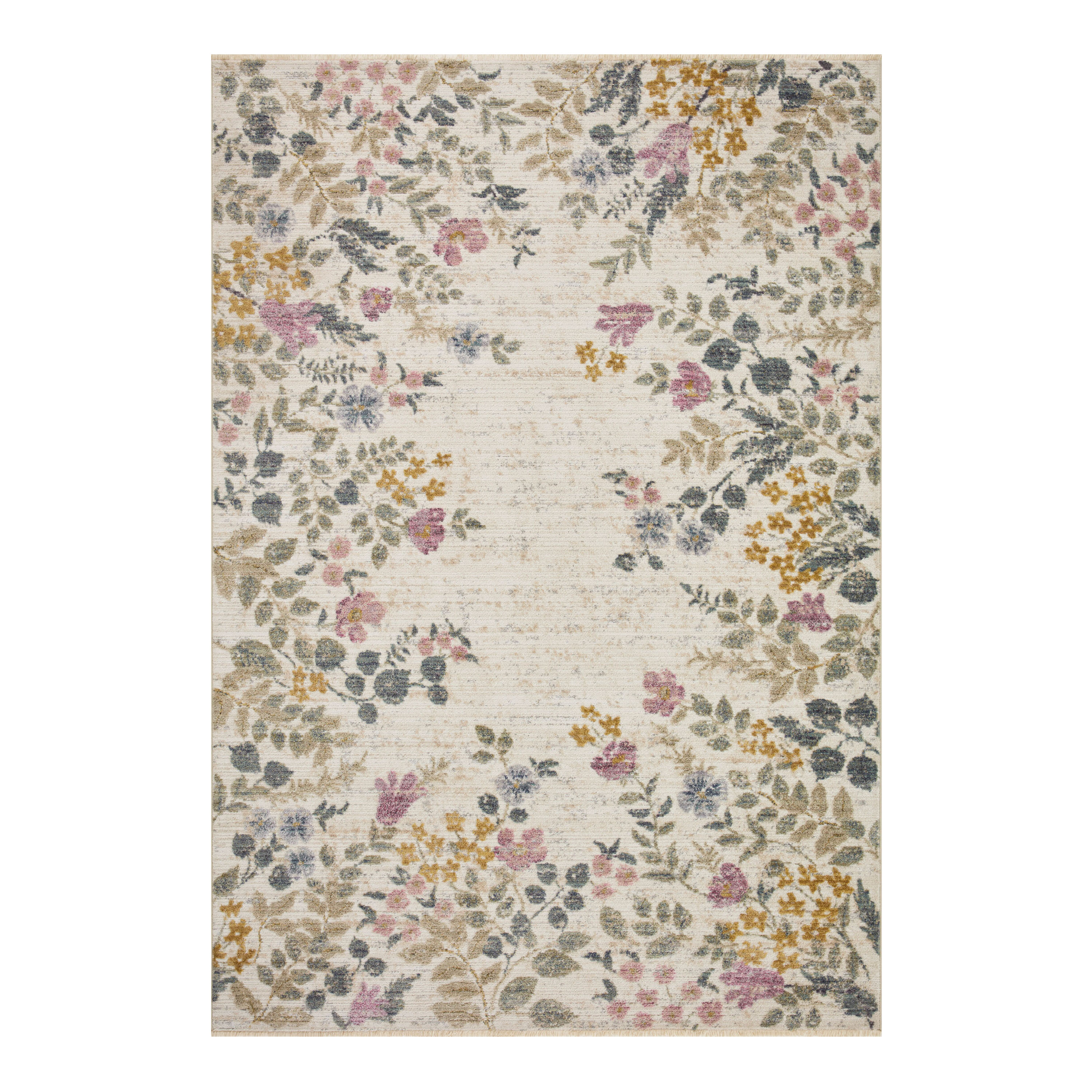 Rifle Paper Co. Abbey Floral Area Rug - World Market