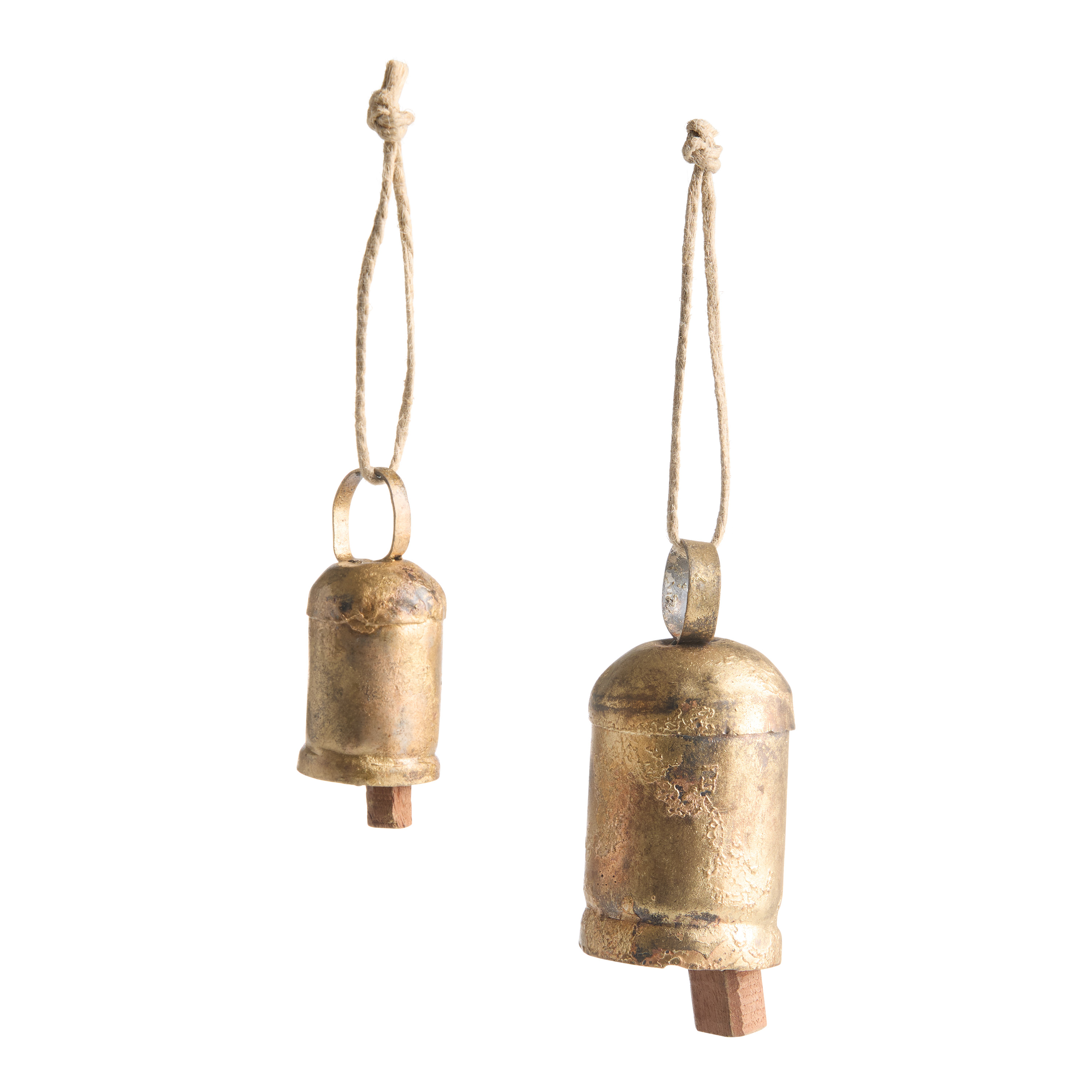 Mini Gold Metal Bell Decor - World Market