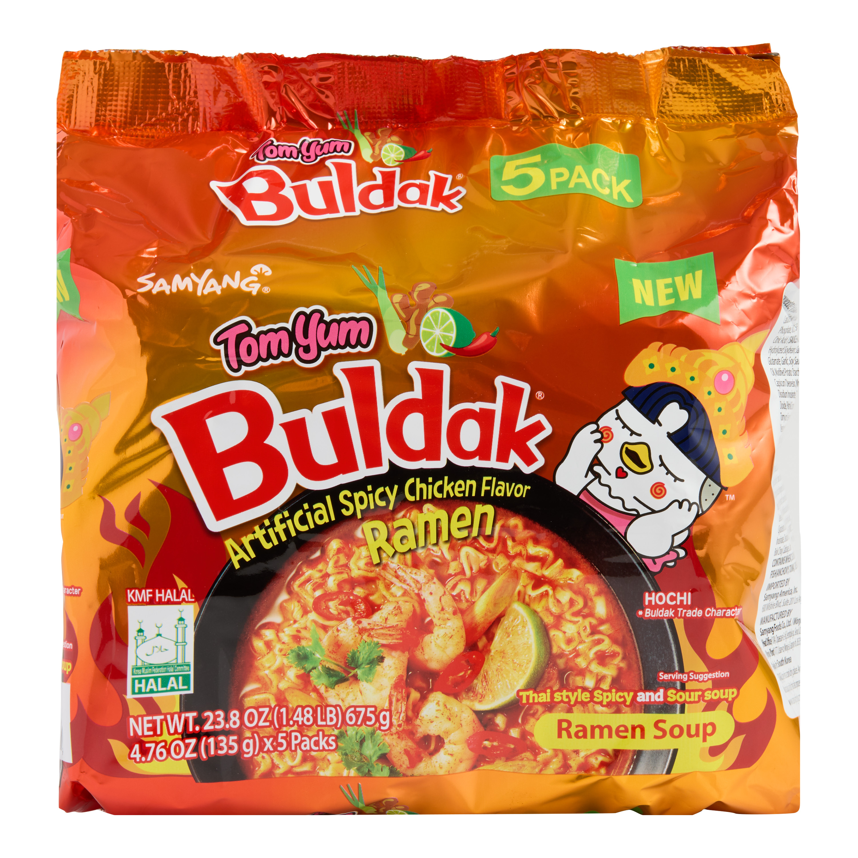 Samyang Buldak Tom Yum Ramen Noodle Soup 5 Pack - World Market
