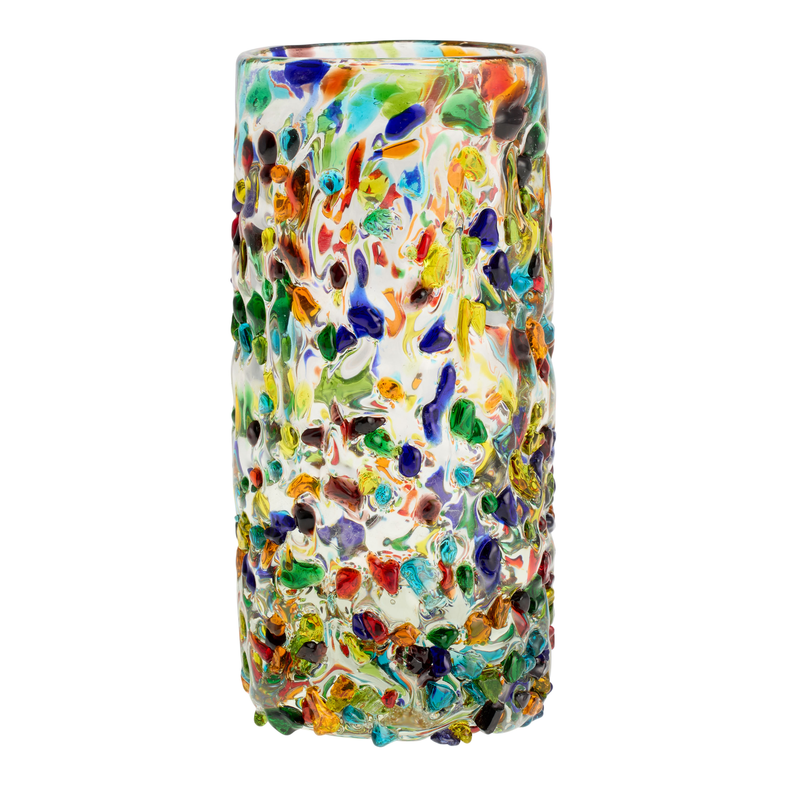 Pinata Confetti Handcrafted Recycled Shot Glass - World Market