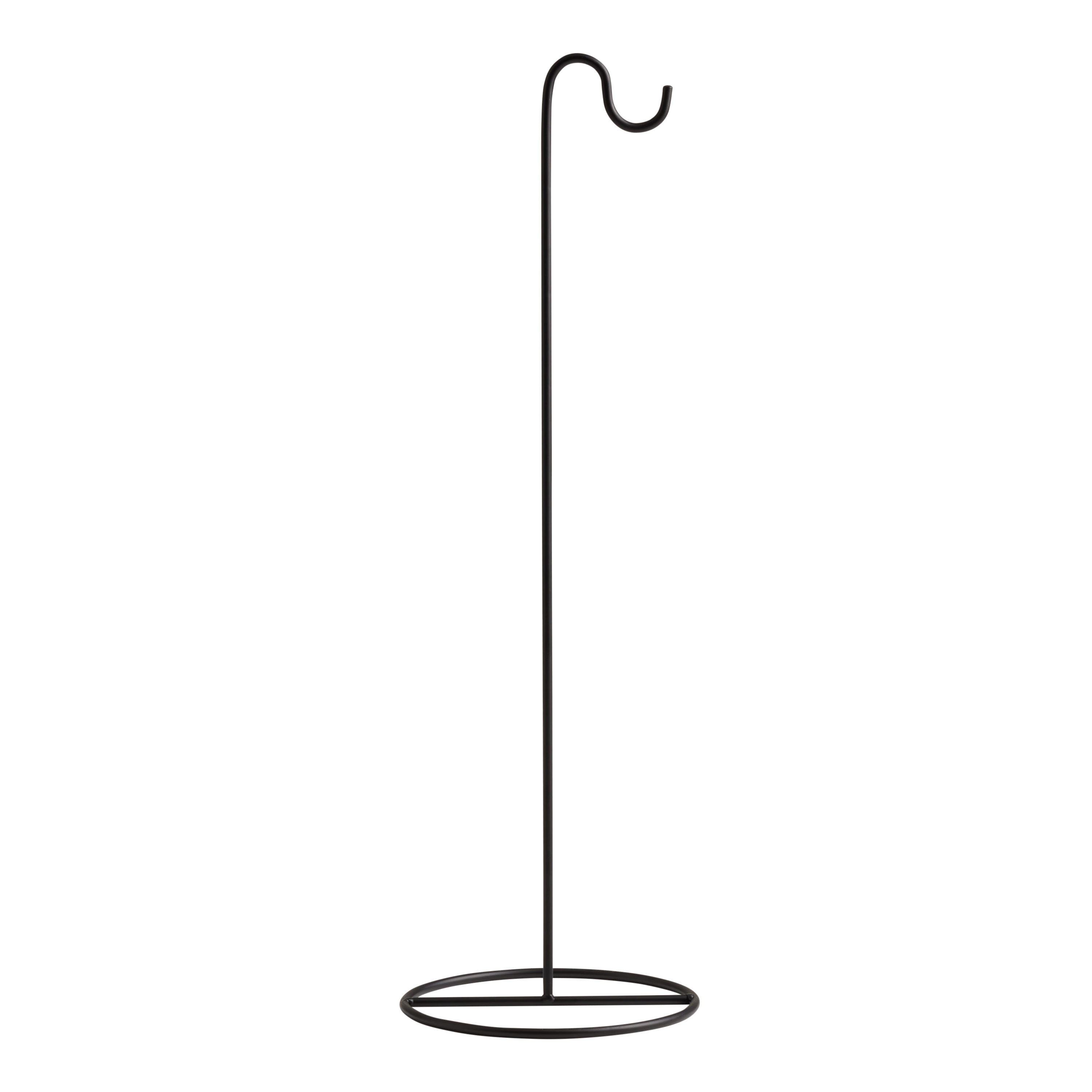 Black Metal Standing Tabletop Decor Hook - World Market