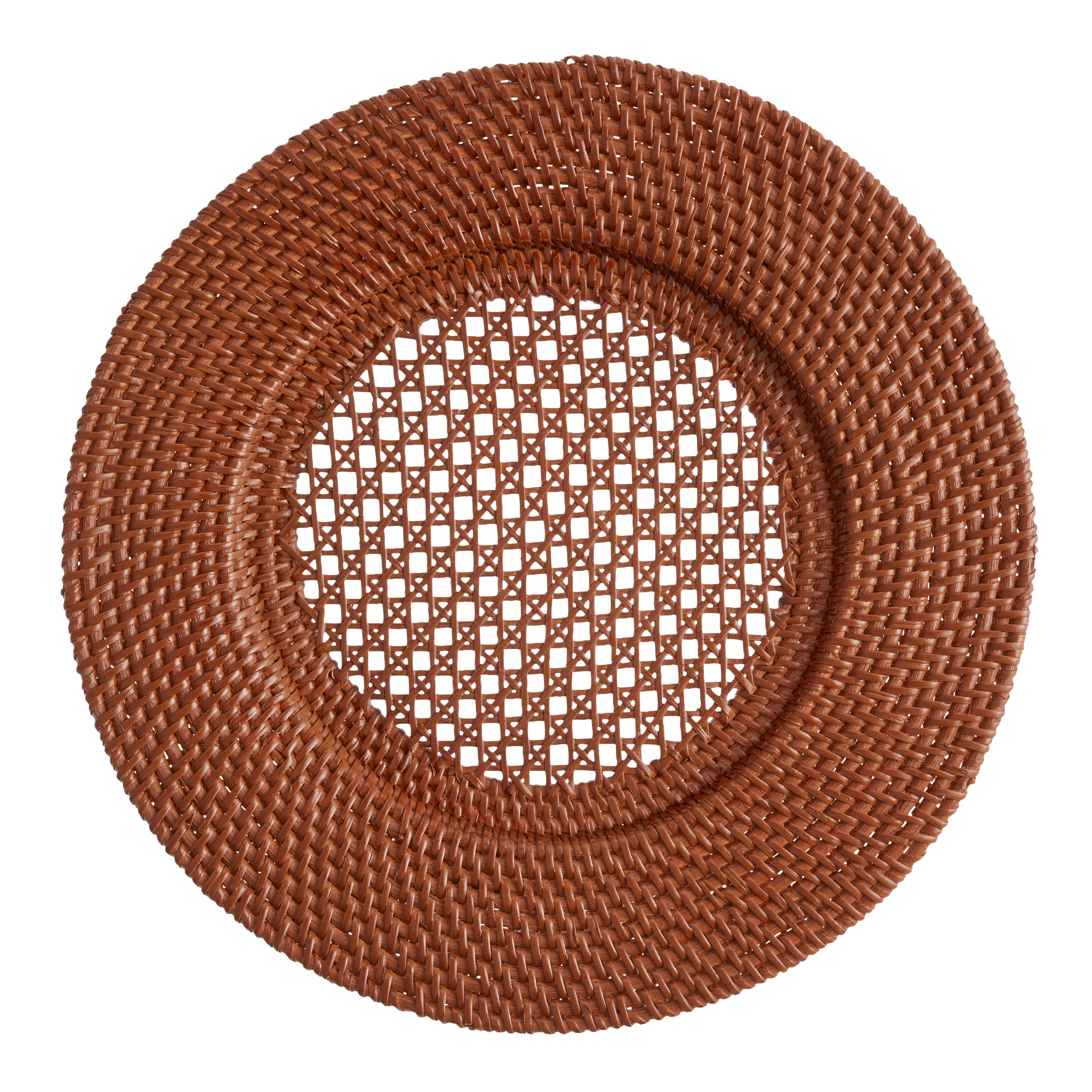 Honey Rattan Charger Plate - World Market