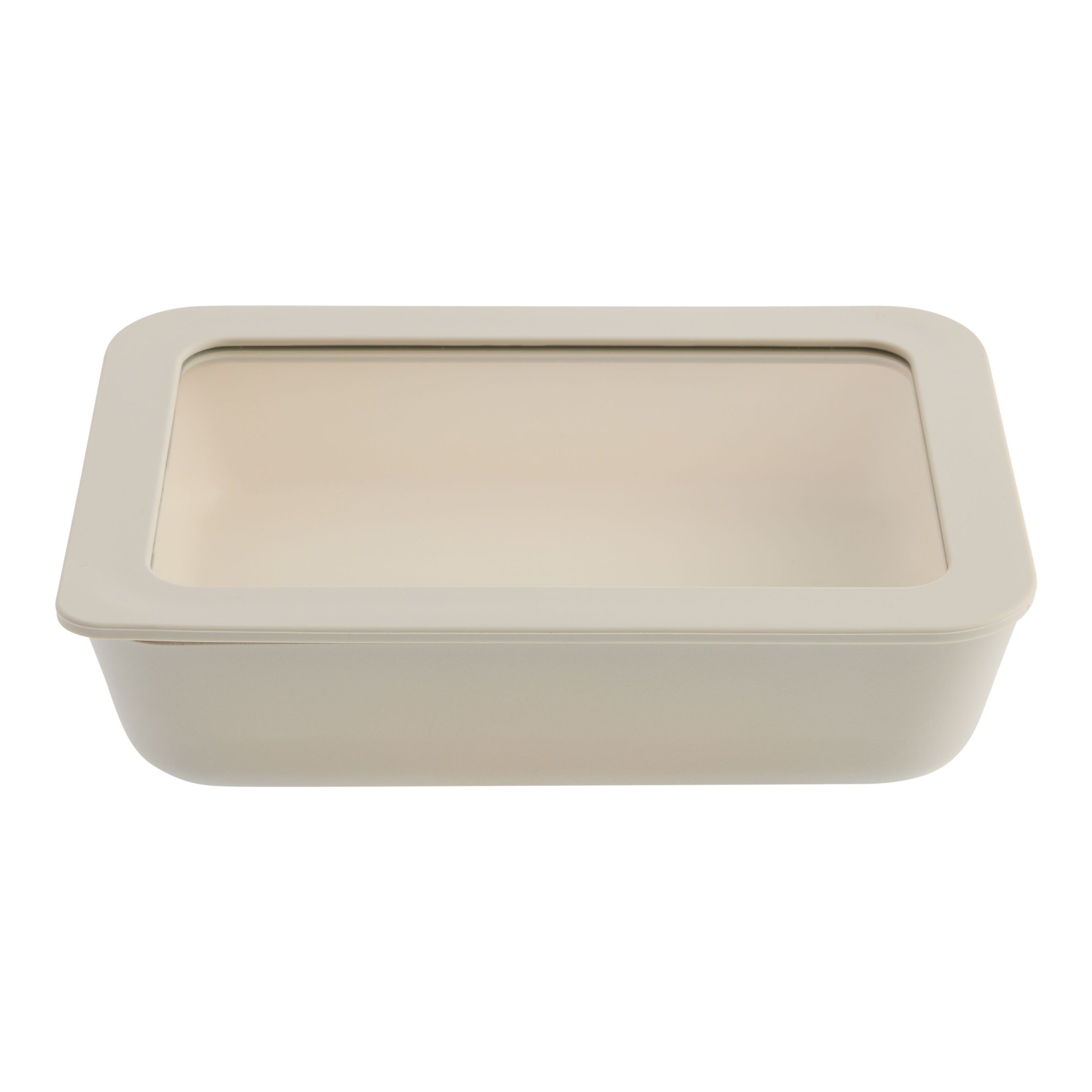 Small Silicone and Glass Bakeware Storage Container - World Market