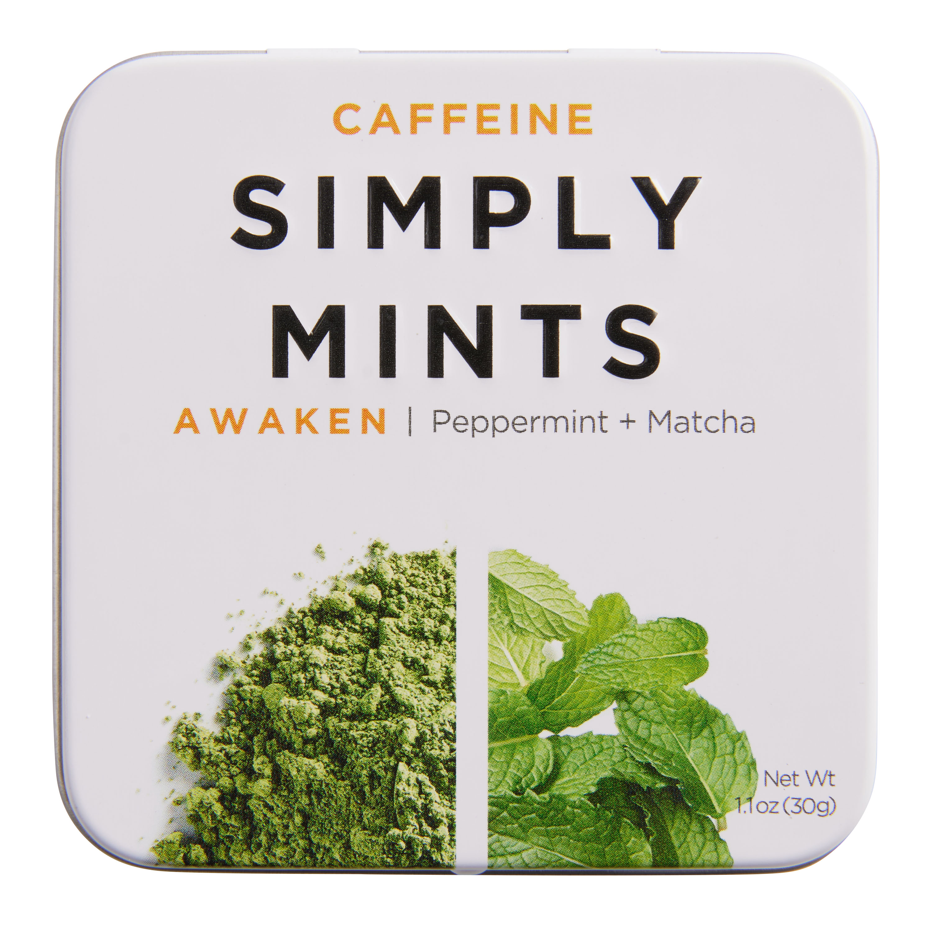 Simply Mints Awaken Peppermint and Matcha Mints 30 Count - World Market